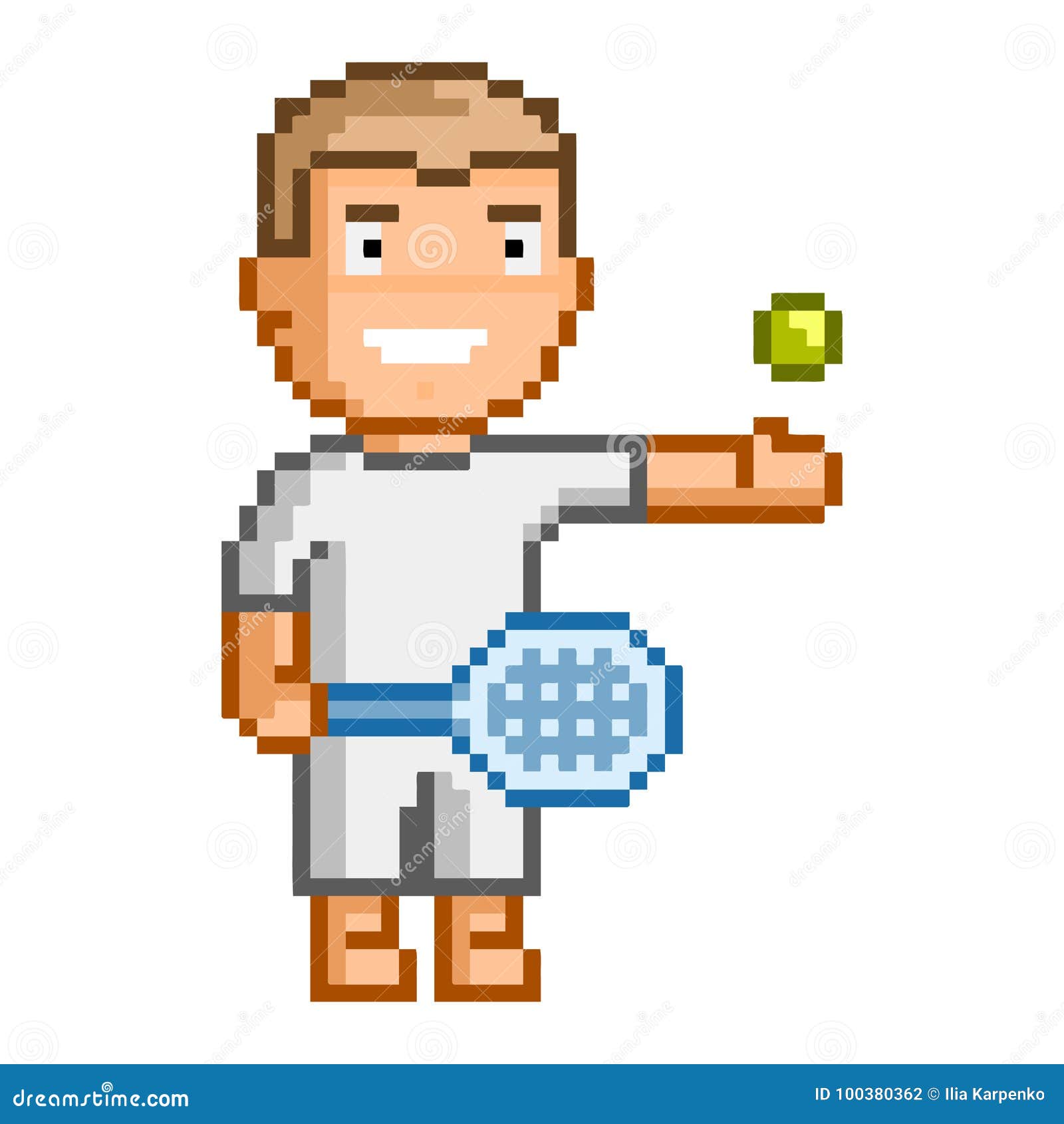 Pixel Tennis Logo Vector Template, Creative Tennis Logo Design Concepts ...