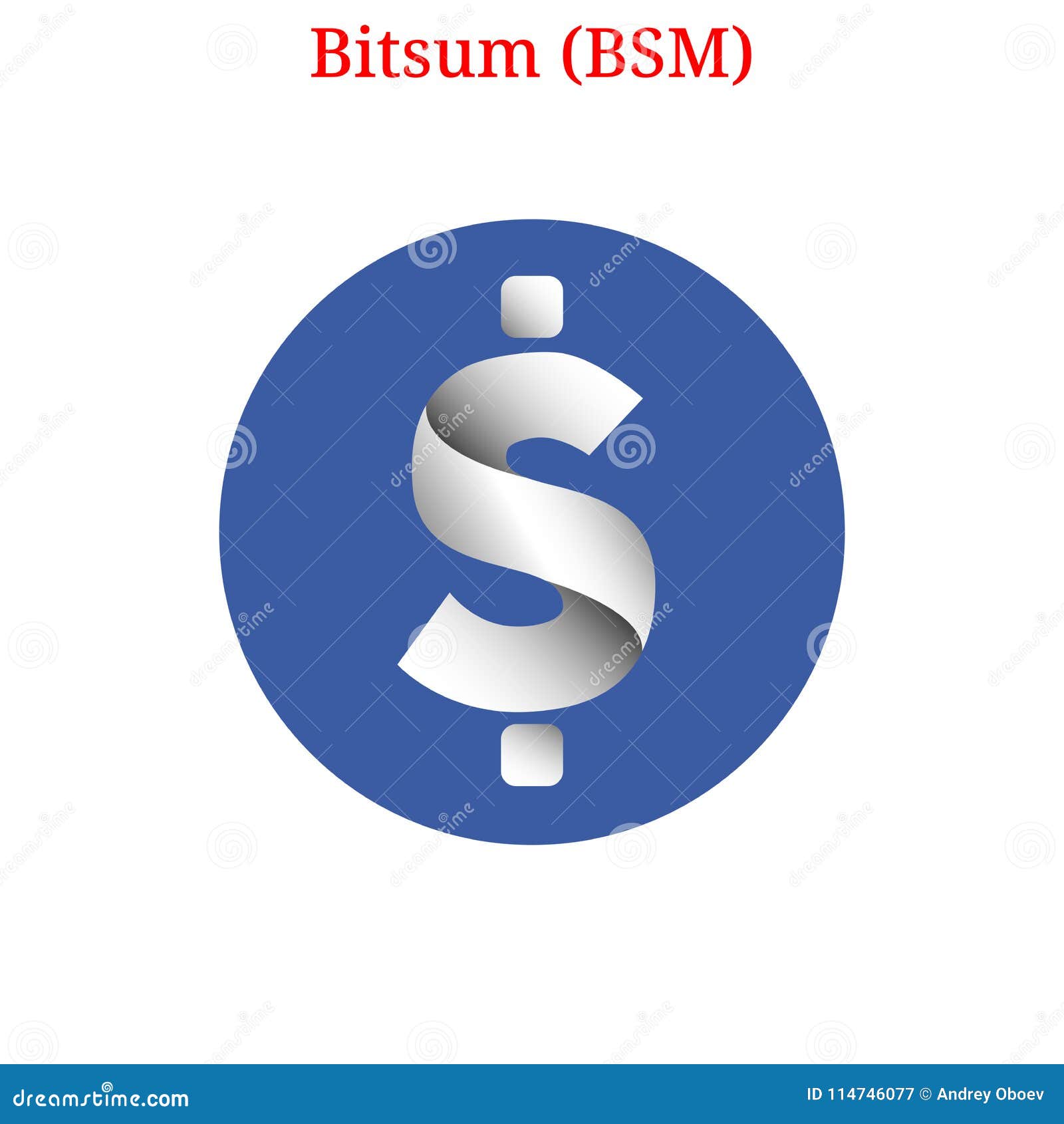 Vector Bitsum BSM logo stock vector. Illustration of finance - 114746077