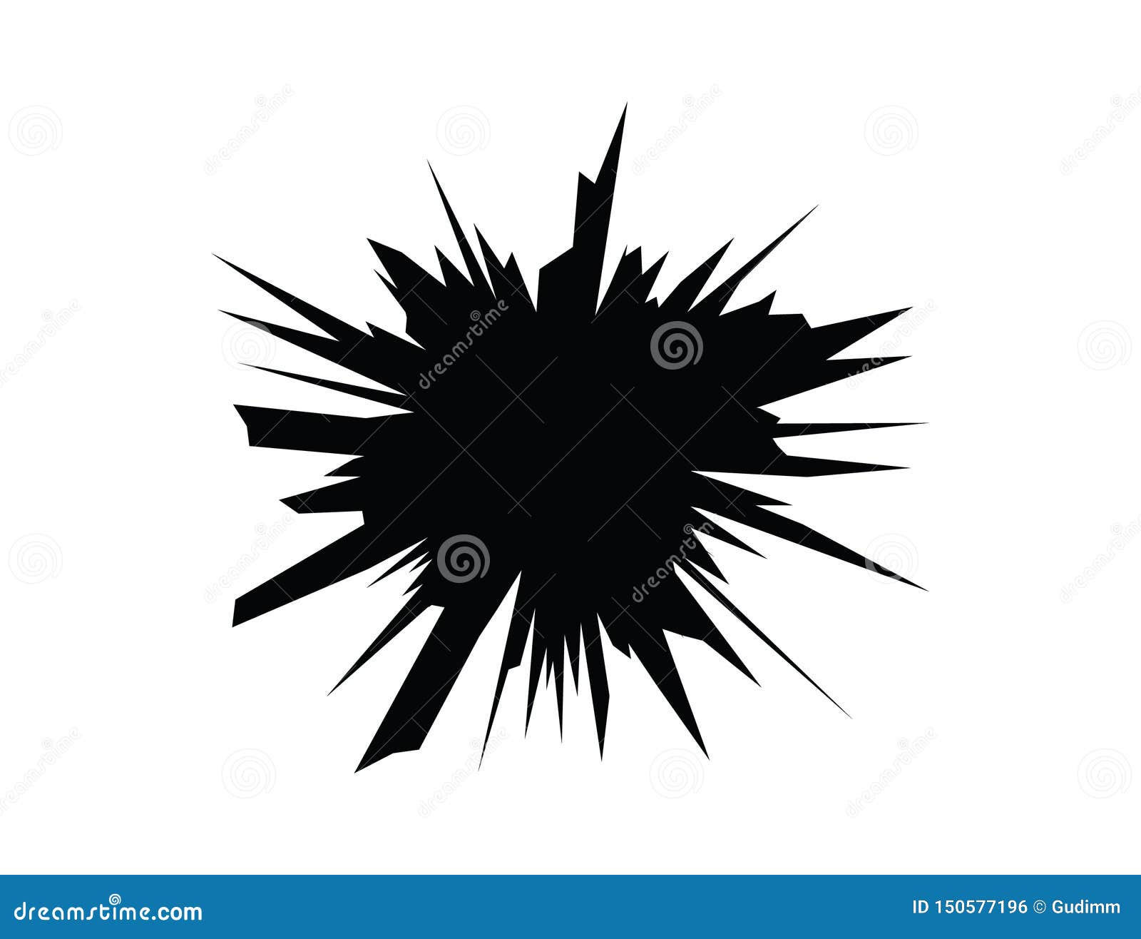 Vector Black Abstract Star Shape Isolated in the White Background Stock ...