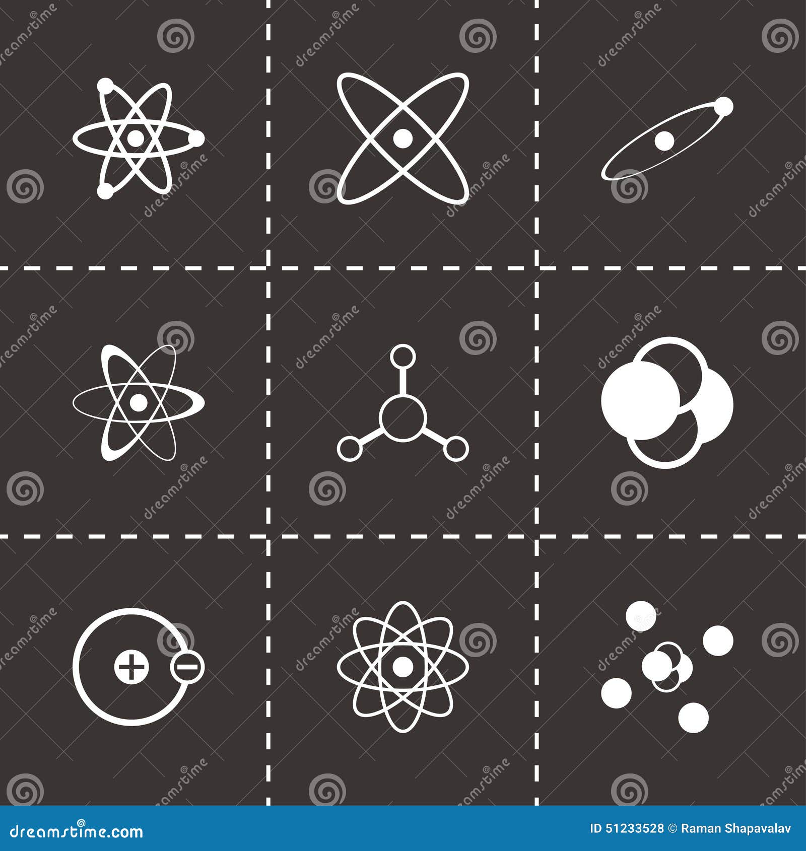 Atom Icon Isolated On Transparent Background. Fusion Orbit Spin. Neon ...