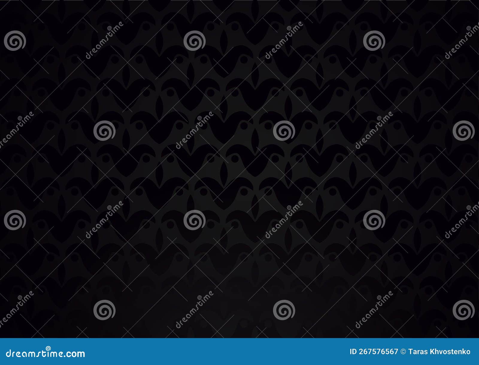 Vector Black Background with Patterns Stock Vector - Illustration of ...
