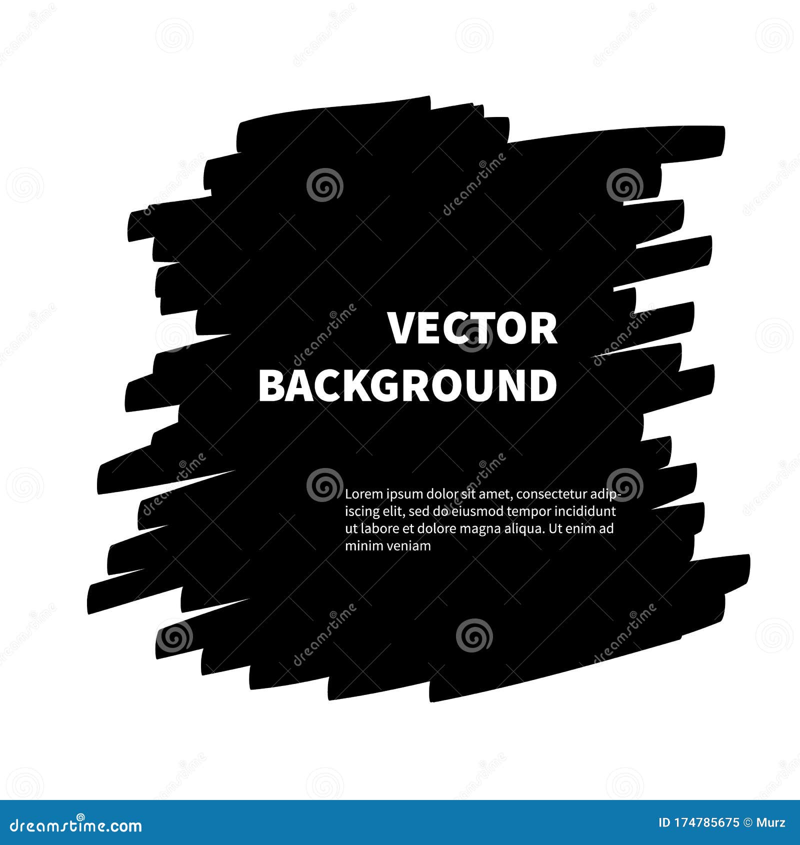 Vector Black Banner Design. Vector Logo Design Element for ...
