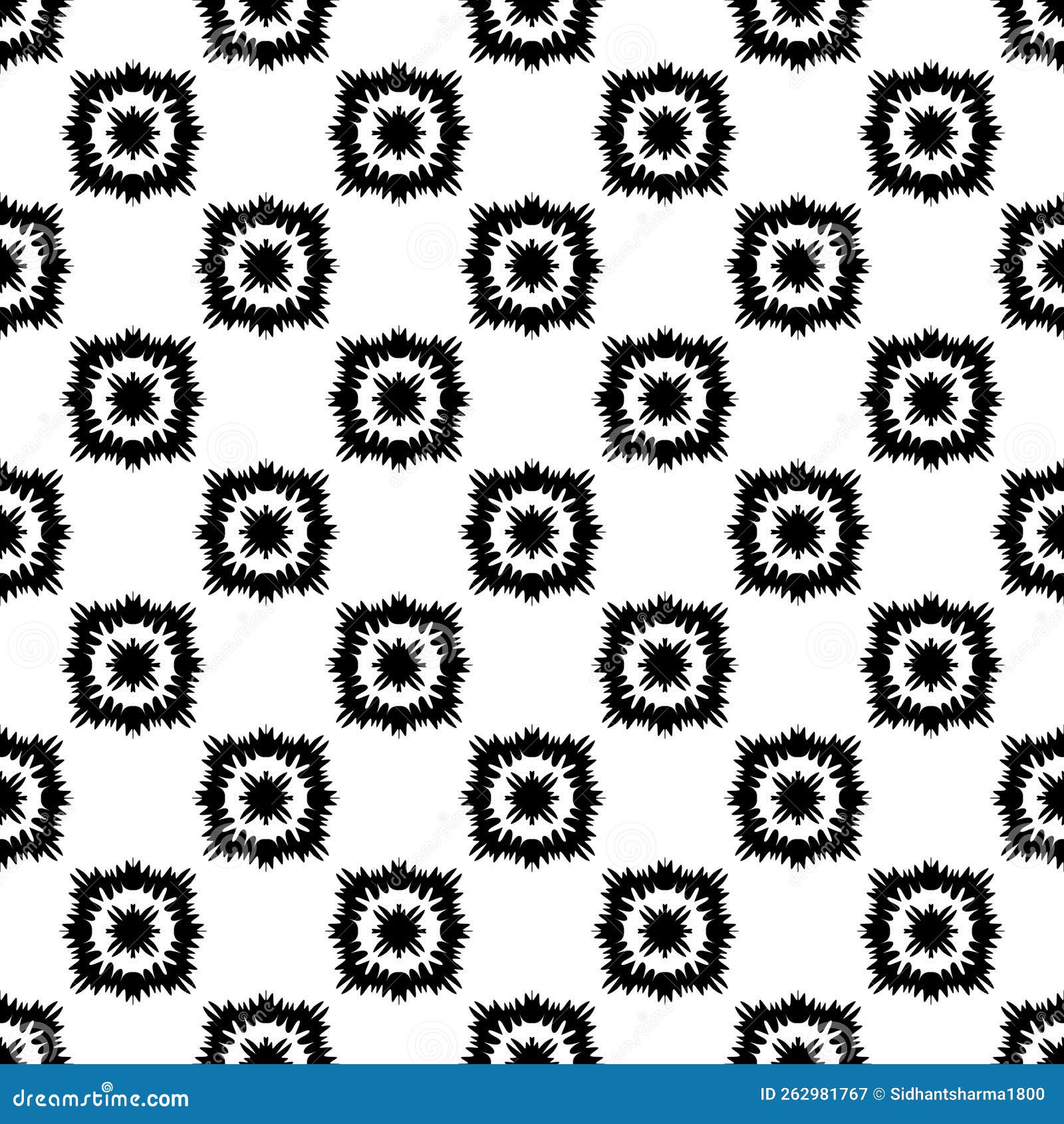 Vector Black Black Repeated Design on White Background Vector ...