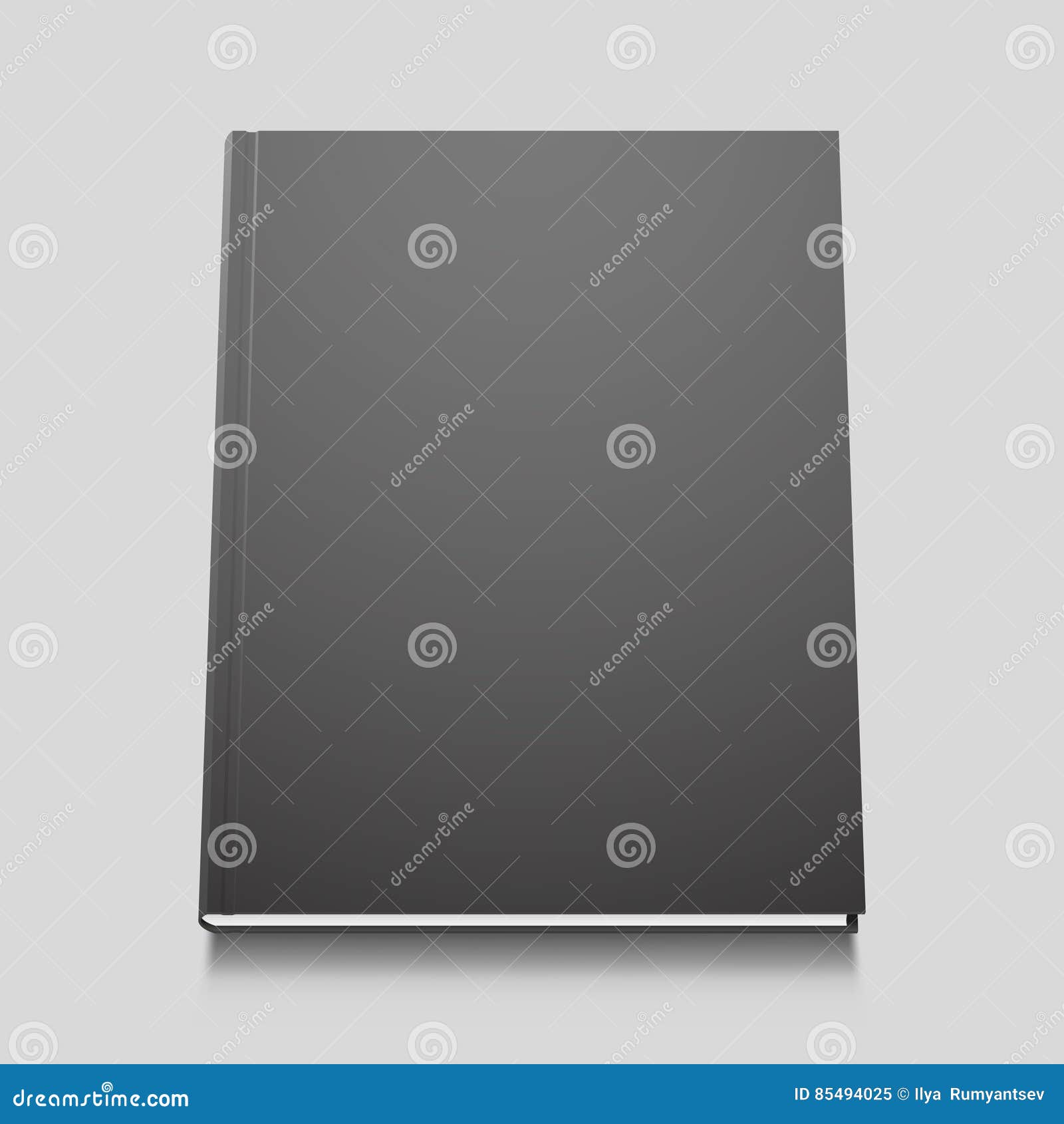 Vector Black Book Template, Realistic Design Stock Vector ...