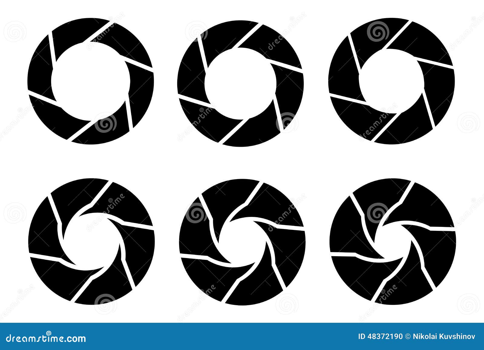 Camera aperture clipart