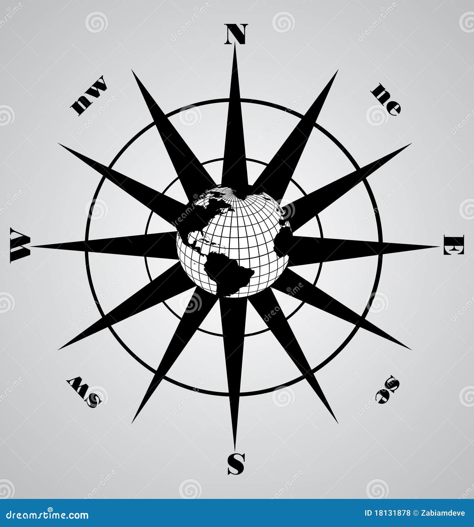 Black Compass With Core Values Word On It Royalty-Free Stock Image ...