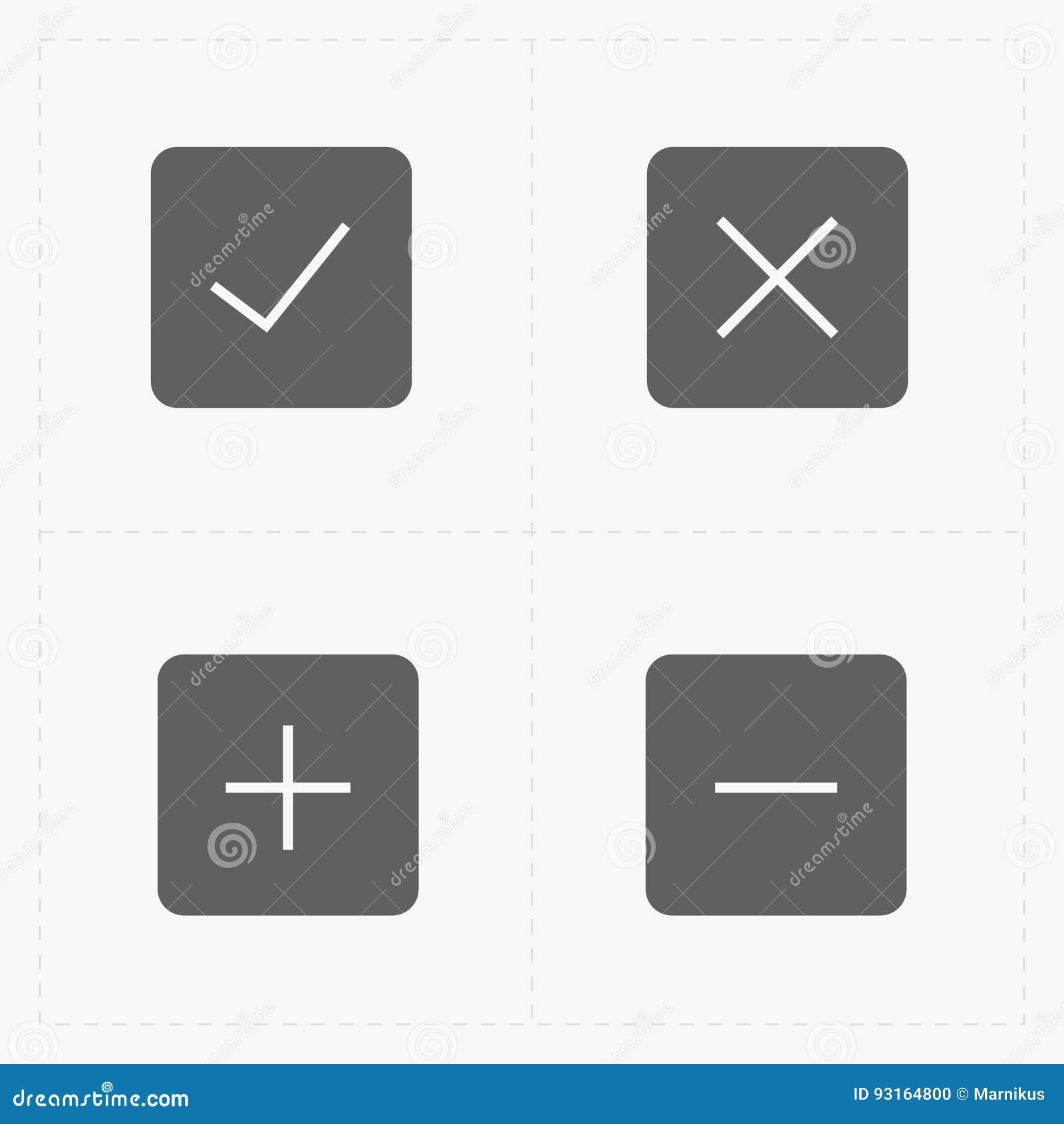 Vector Black Confirm Icons Set Stock Vector - Illustration of heart ...