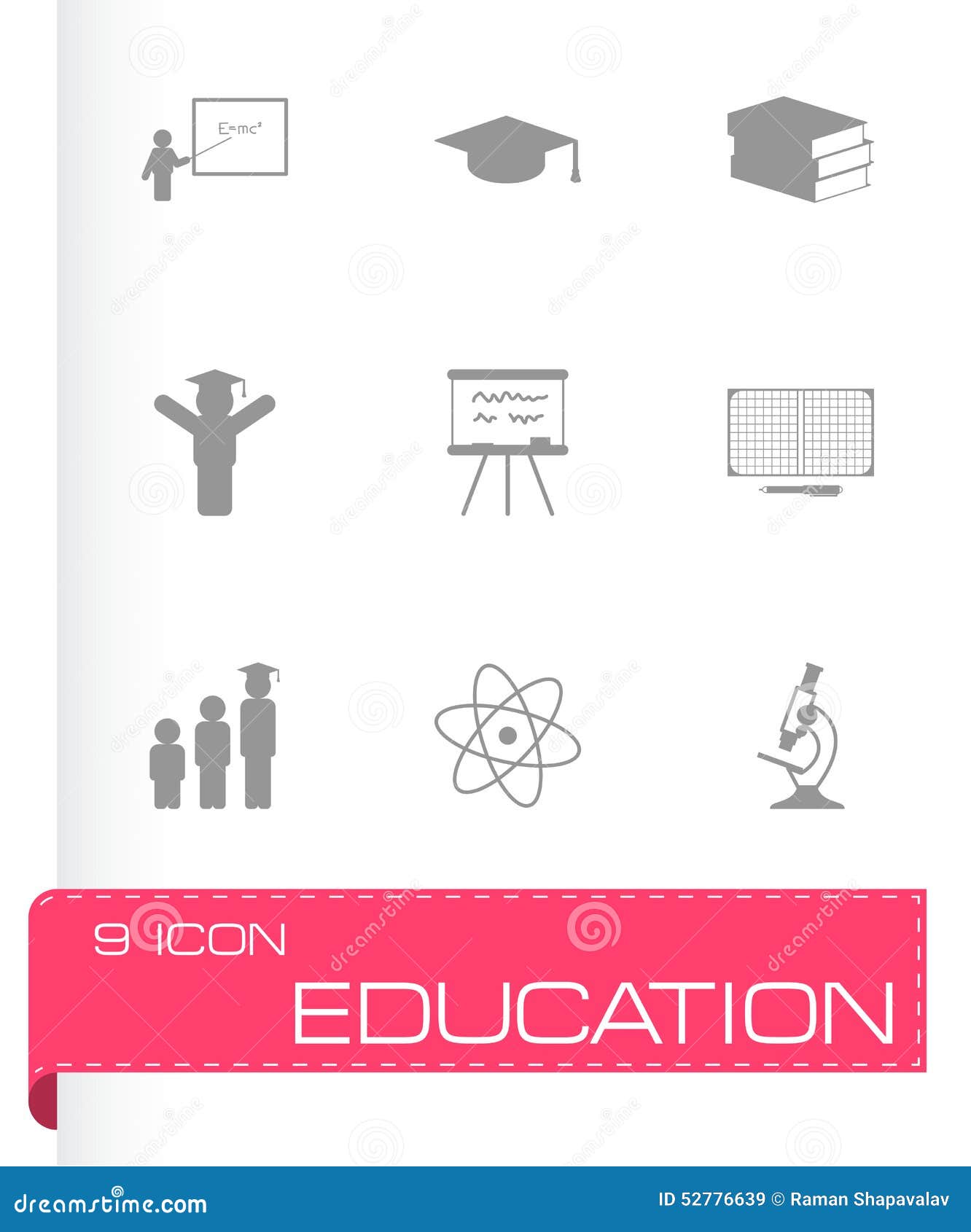 Black Education Icons Tree Up From Book Vector Illustration ...