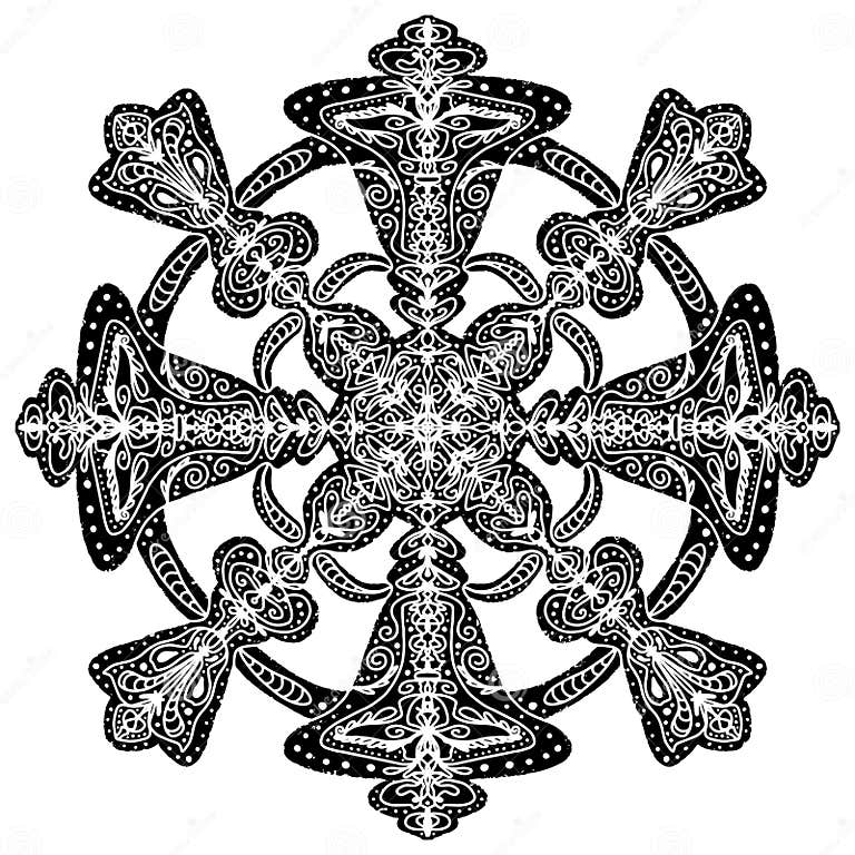 Vector Black Element for Design Stock Vector - Illustration of motif ...