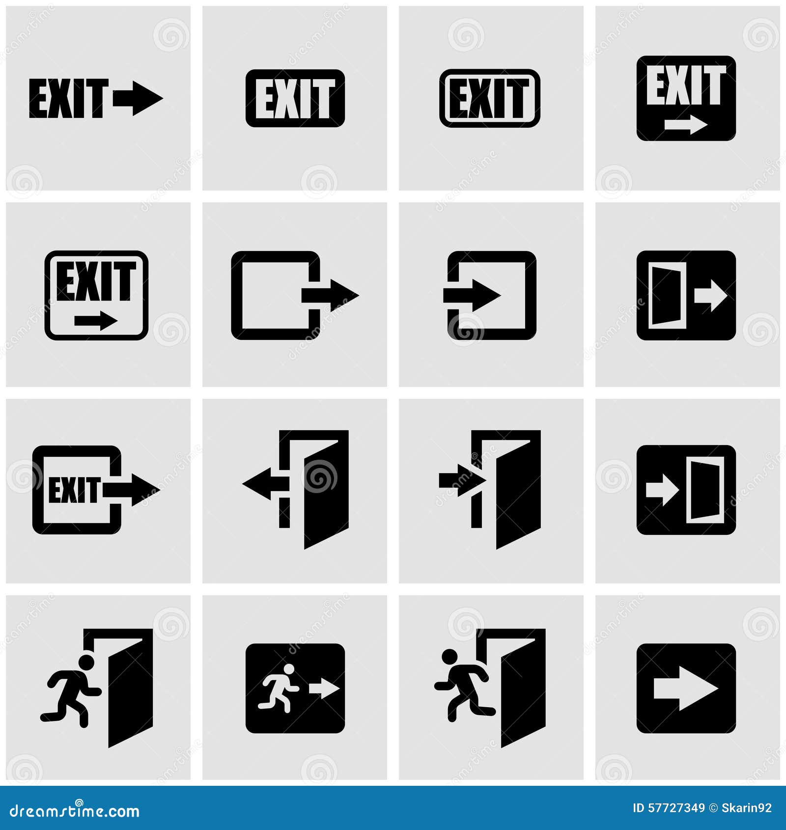 Exit Icon - Vector Iconic Design | CartoonDealer.com #94181517