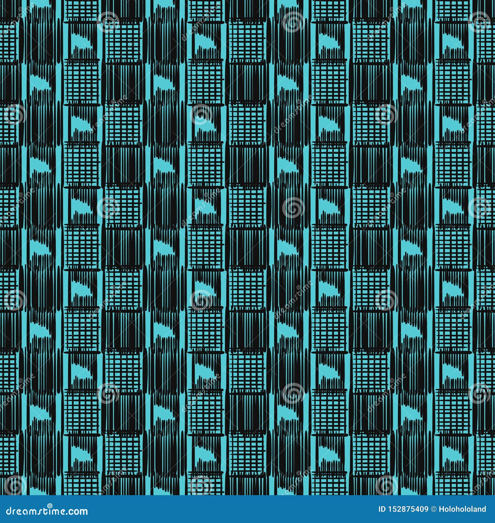 Seamless pattern stock vector. Illustration of grid - 152875409