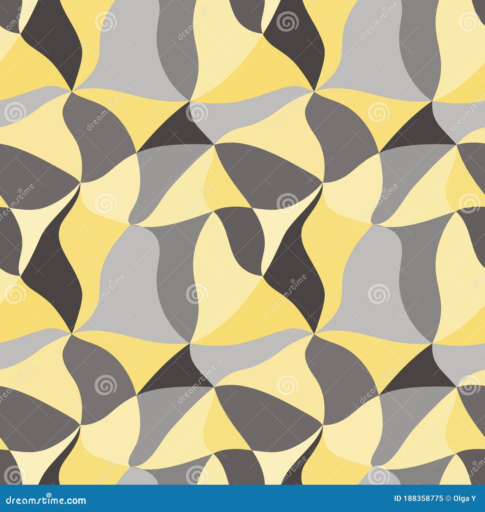 Vector Black-gray-yellow Abstract Background from Uneven Triangles ...