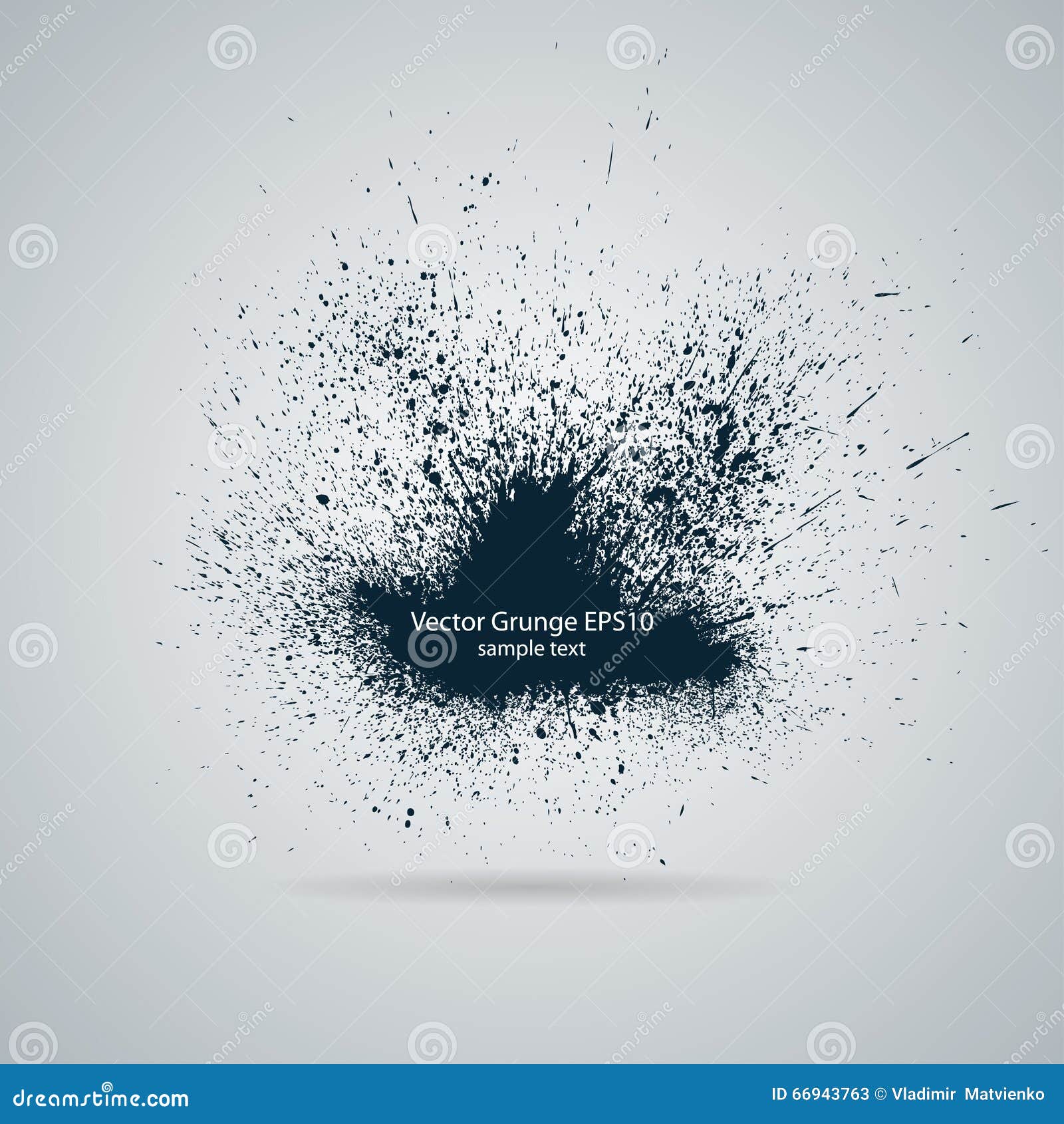 Vector black grunge banner stock vector. Illustration of spatter - 66943763
