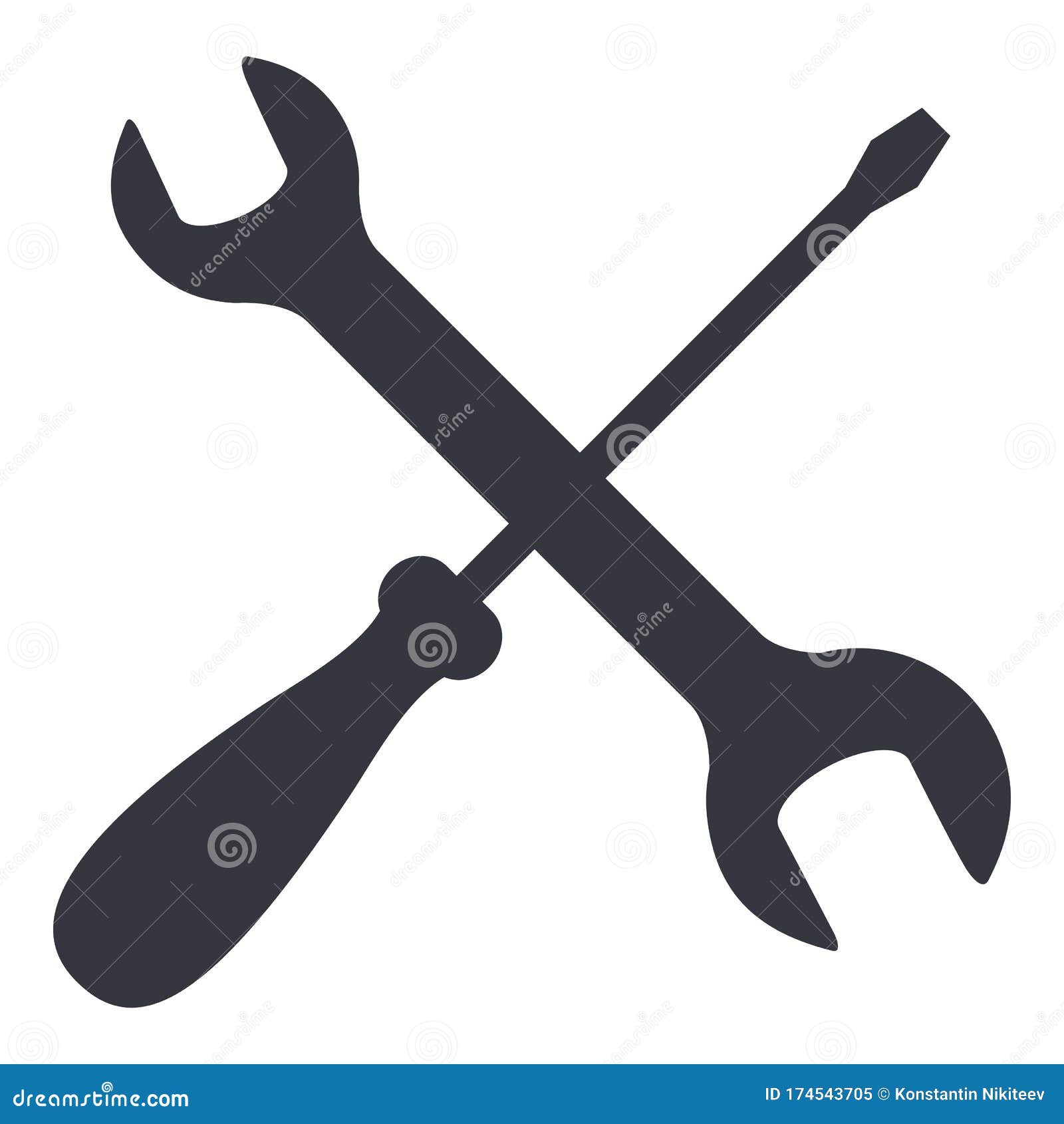 Vector Black Icon - Setting and Options Symbol Stock Vector ...