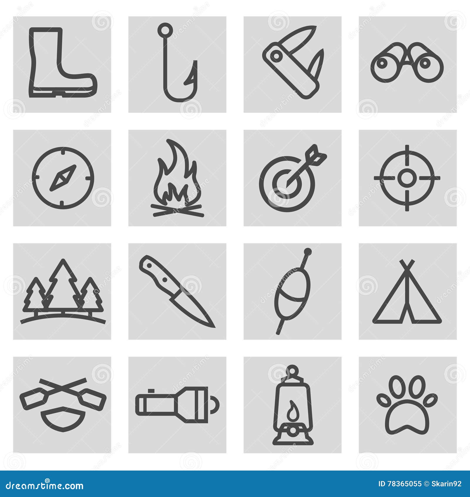 Set Line Hunting Horn, Viking Horned Helmet, Magic Rune And Wooden ...