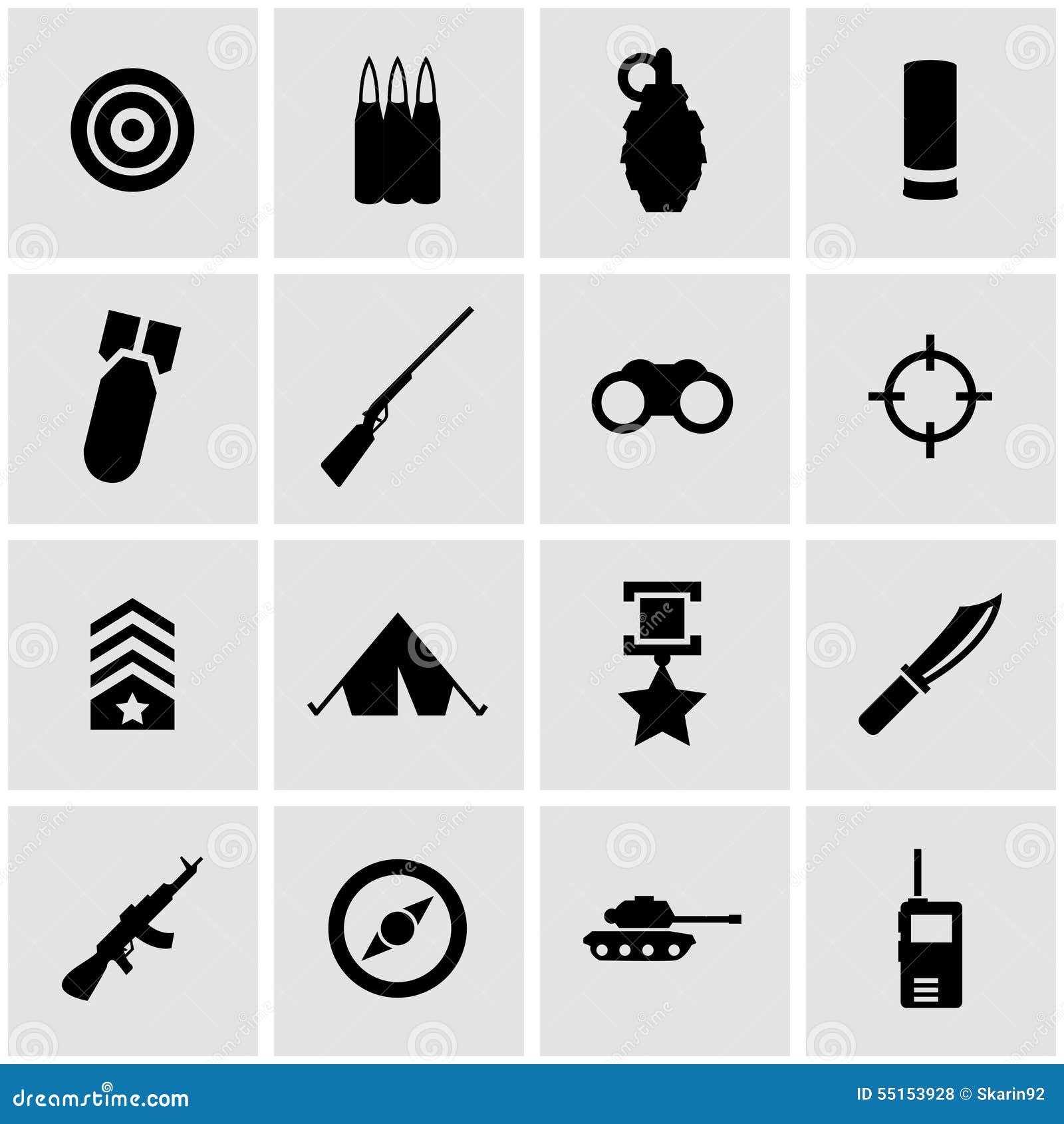 Military Icon On White Background. Armed Symbol. Soldier Emblem With ...