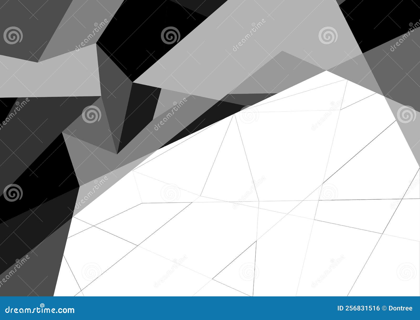 Vector of Black Modern Abstract Polygon and Line Stock Vector ...