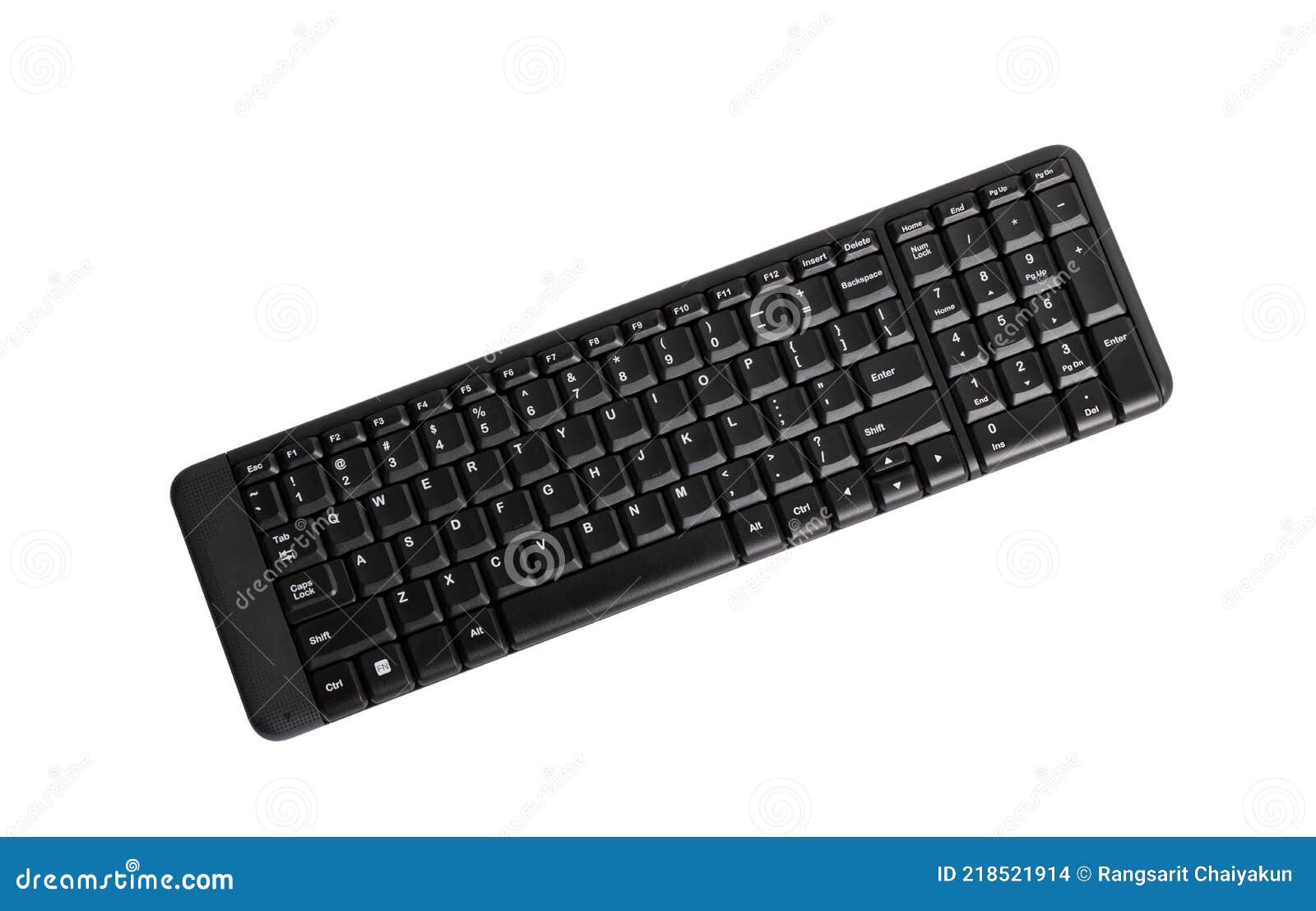 Black Pc Keyboard, Keyboard Stock Photo - Image of desktop, personal ...