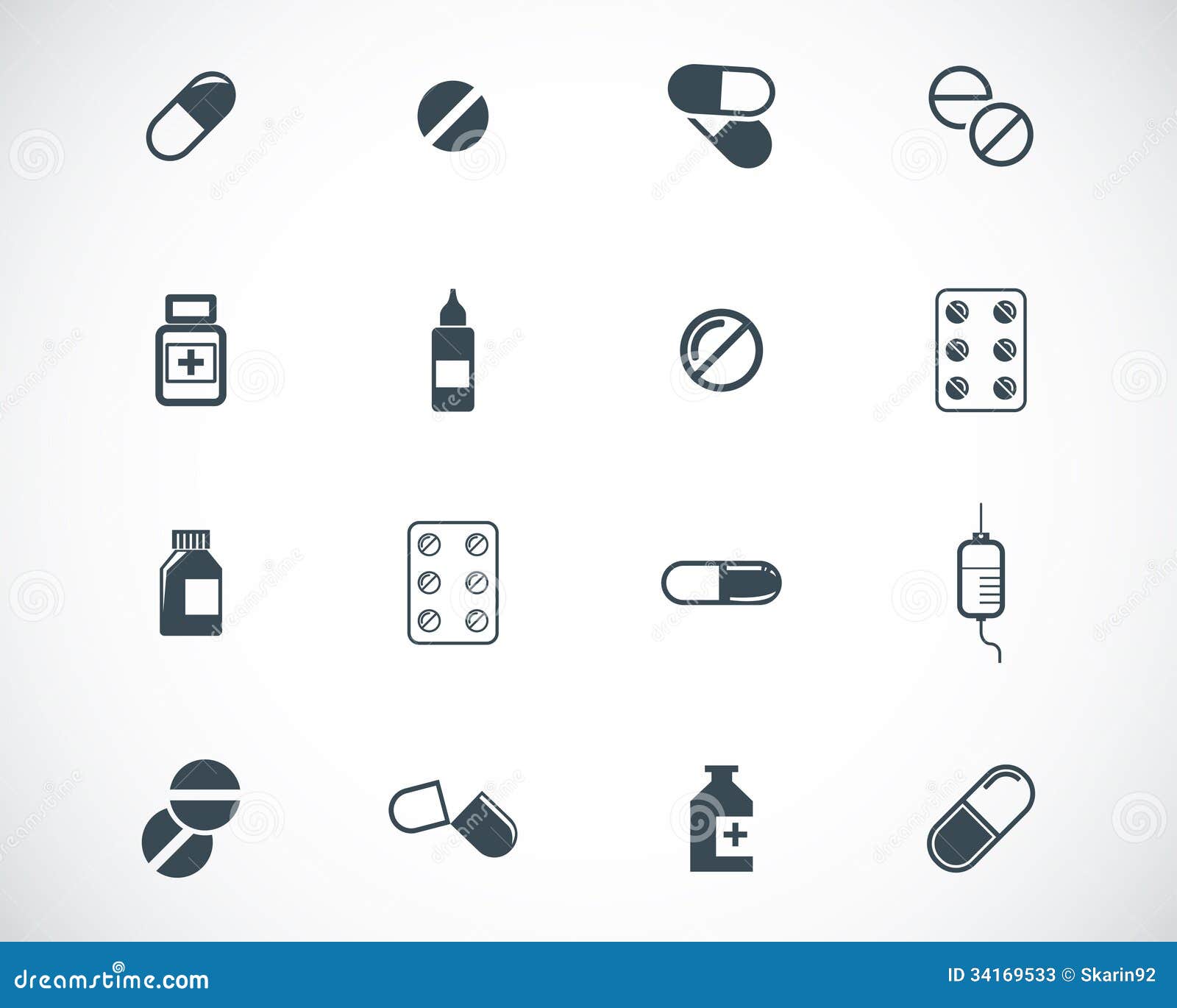 Pills Icon Vitamin Vector Graphic Pack Symbol | CartoonDealer.com ...