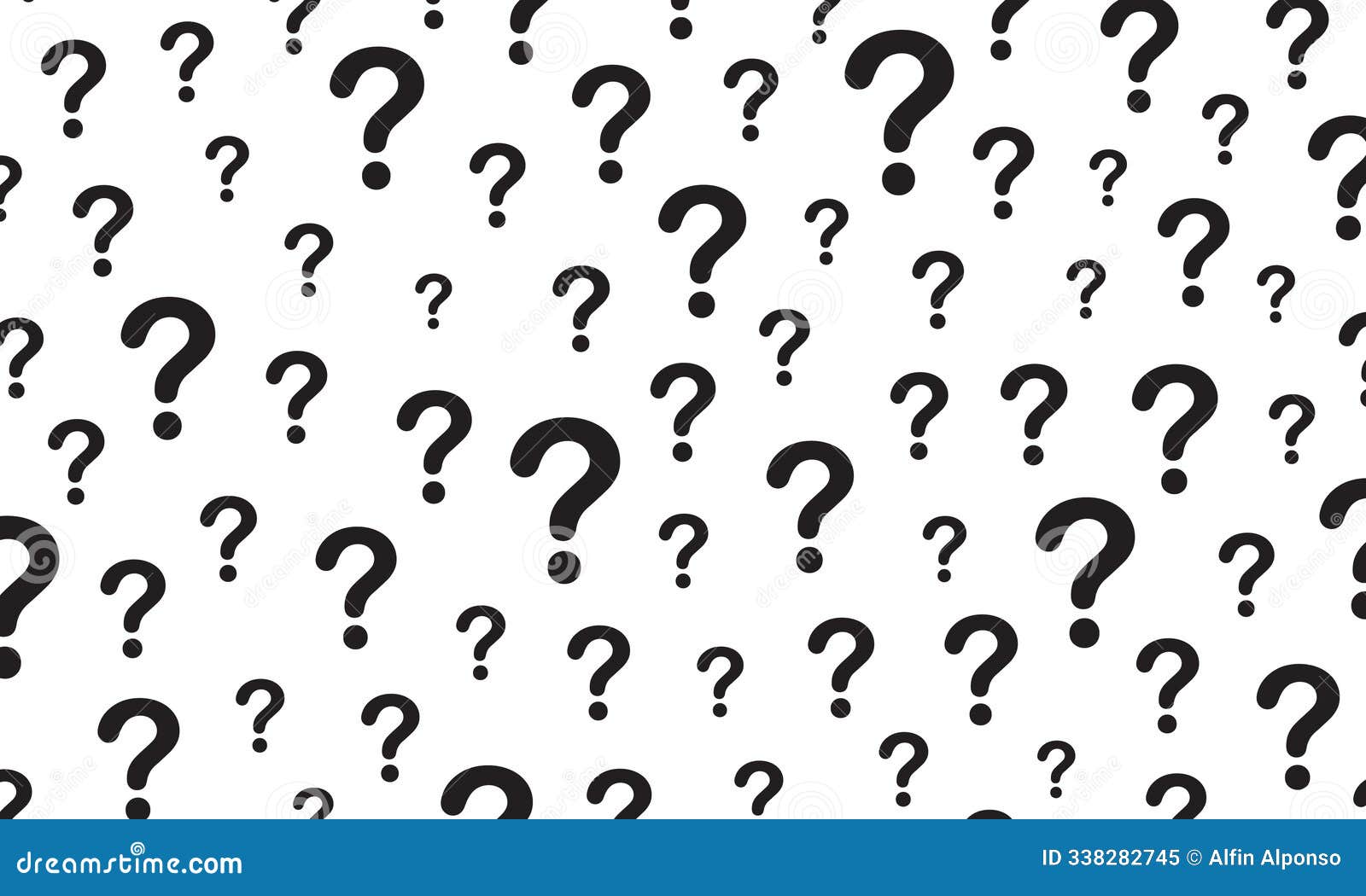 Vector Black Question Mark On White Background | CartoonDealer.com ...