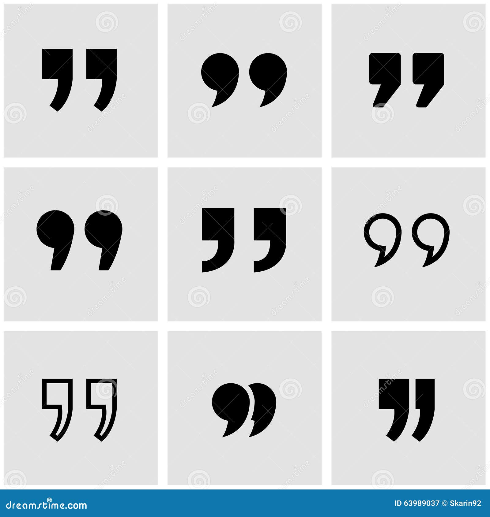 Quote Icon. Quotation Paragraph Symbol. Double Comma Mark. Bubble ...