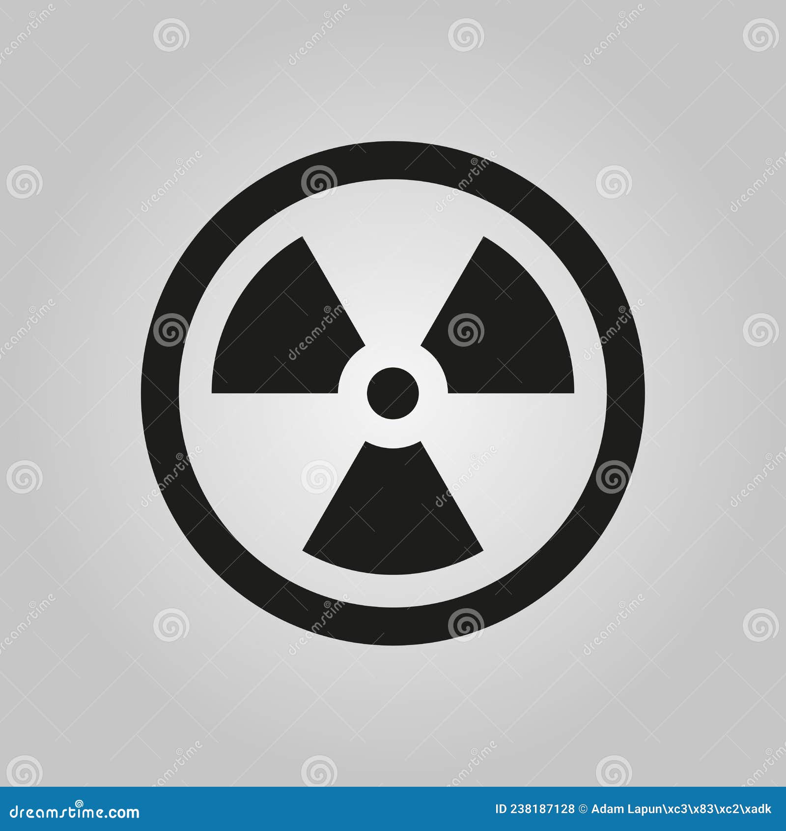 Gray Nuke Or Nuclear Bomb Heading Down. Flat Vector Illustration ...