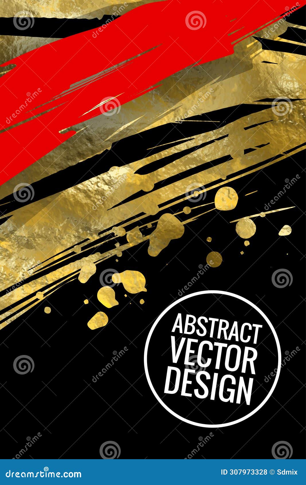 Vector Black Red and Gold Design Template, Flyers, Mobile Technologies ...