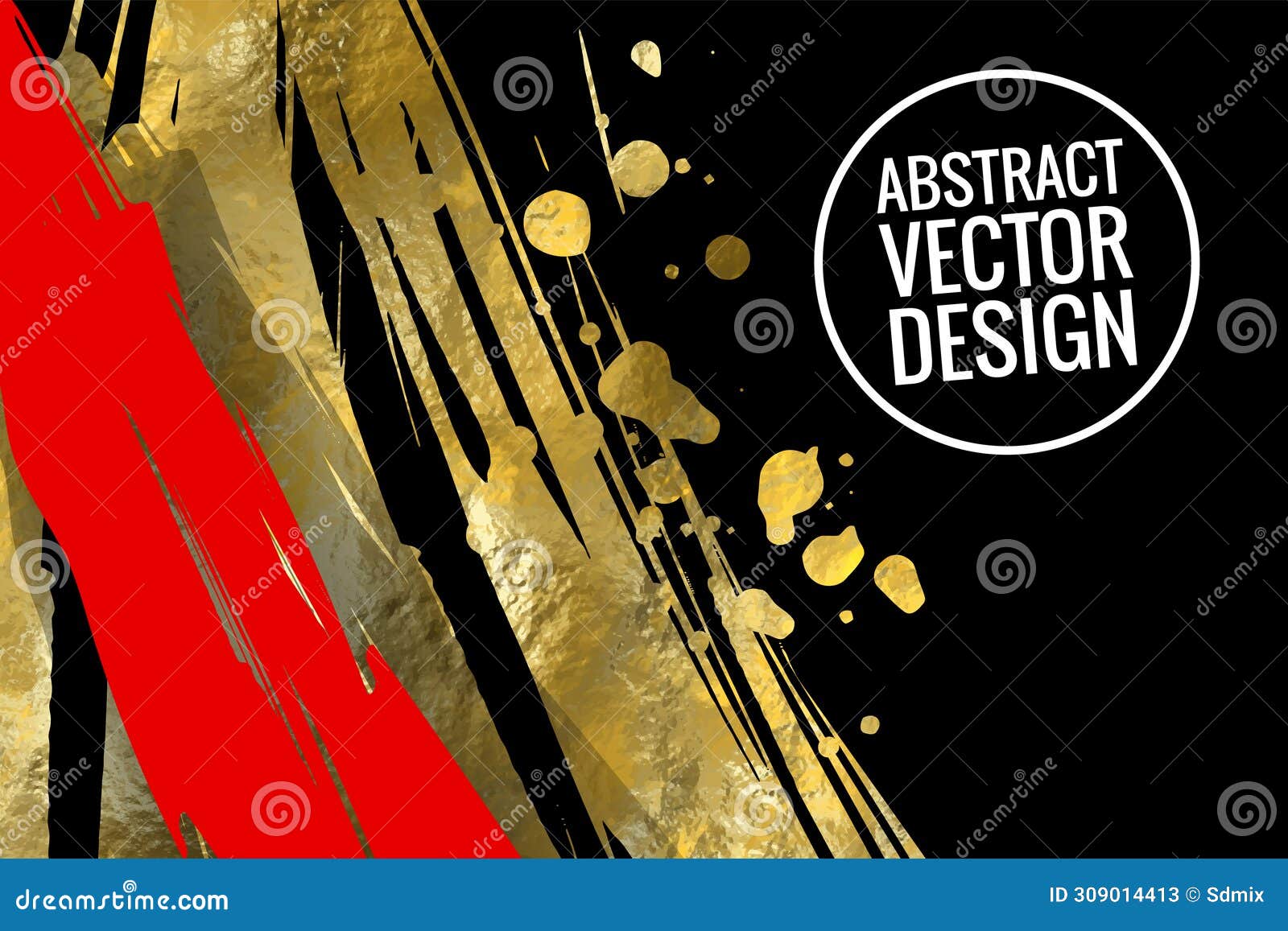 Vector Black Red and Gold Design Template, Flyers, Mobile Technologies ...