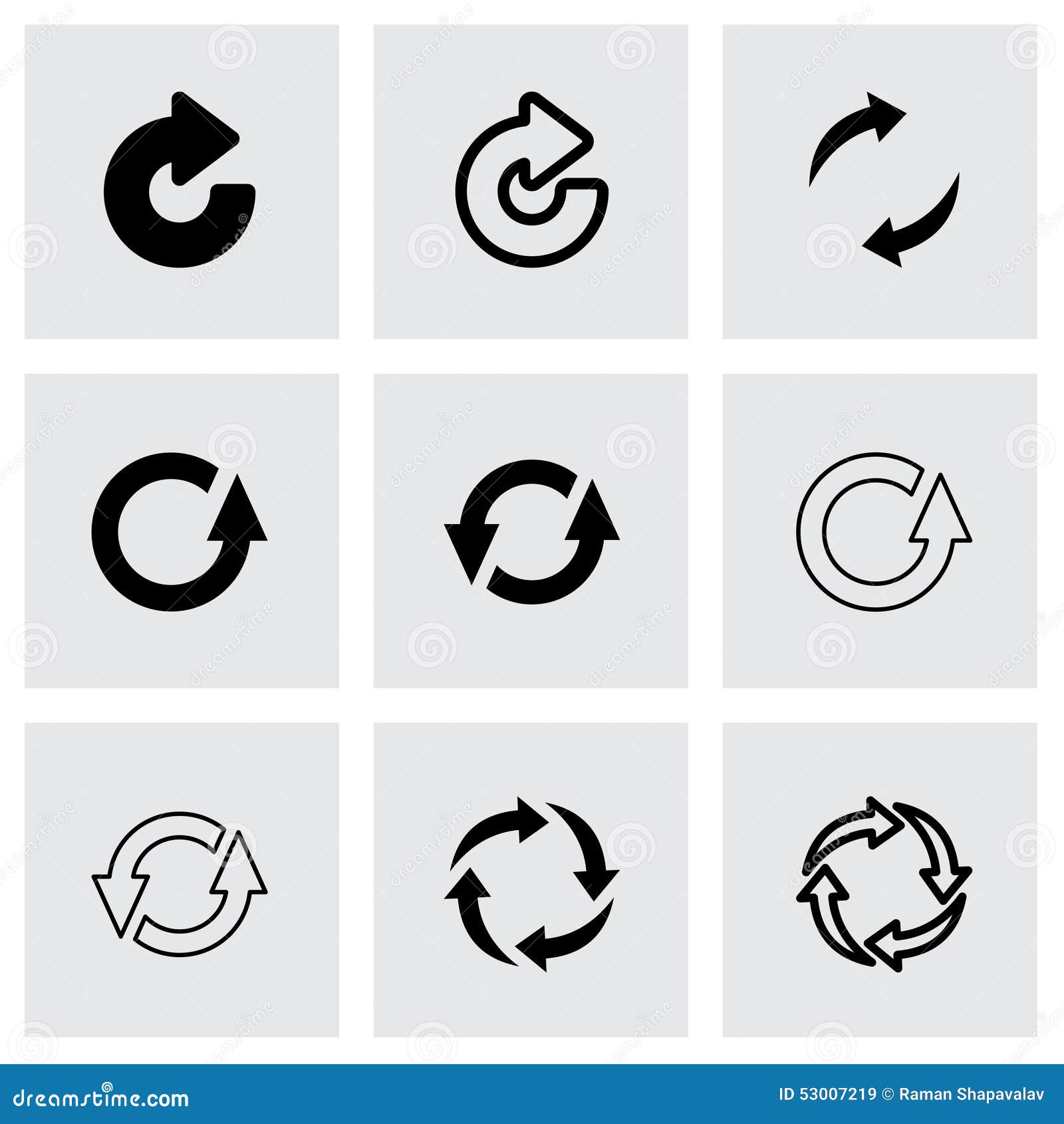 Refresh Icon Vector Isolated On White Background, Logo Concept O ...