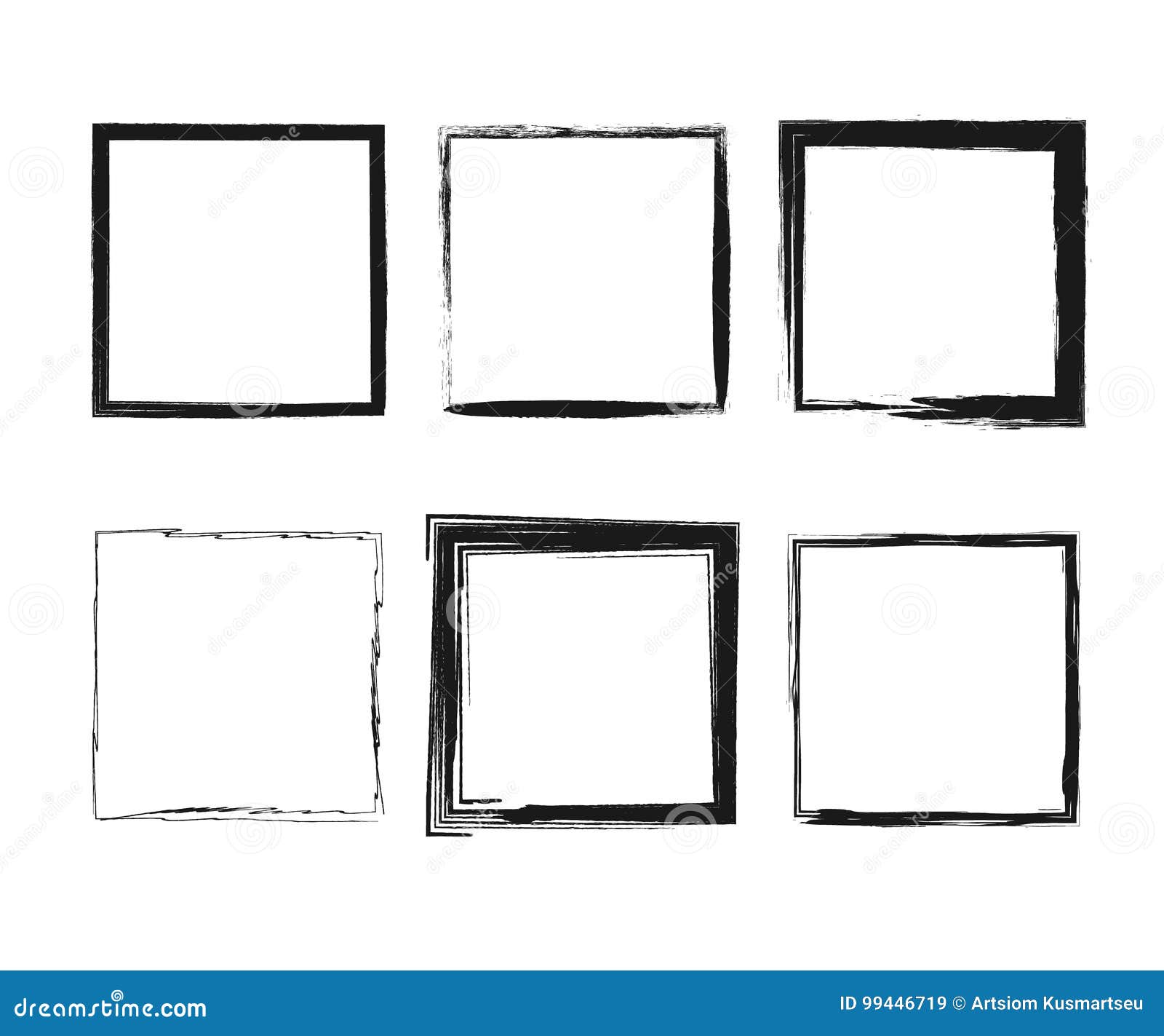 Text box from black smears stock vector. Illustration of rough - 99446719