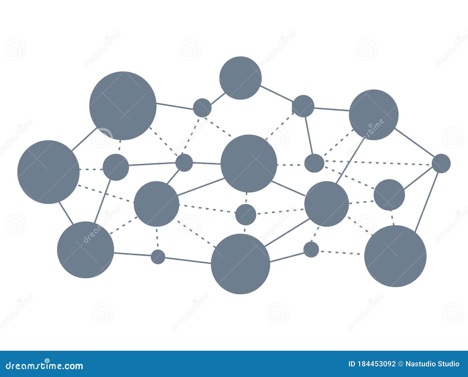 Vector Black Silhouette of Social Networking and Communication Stock ...