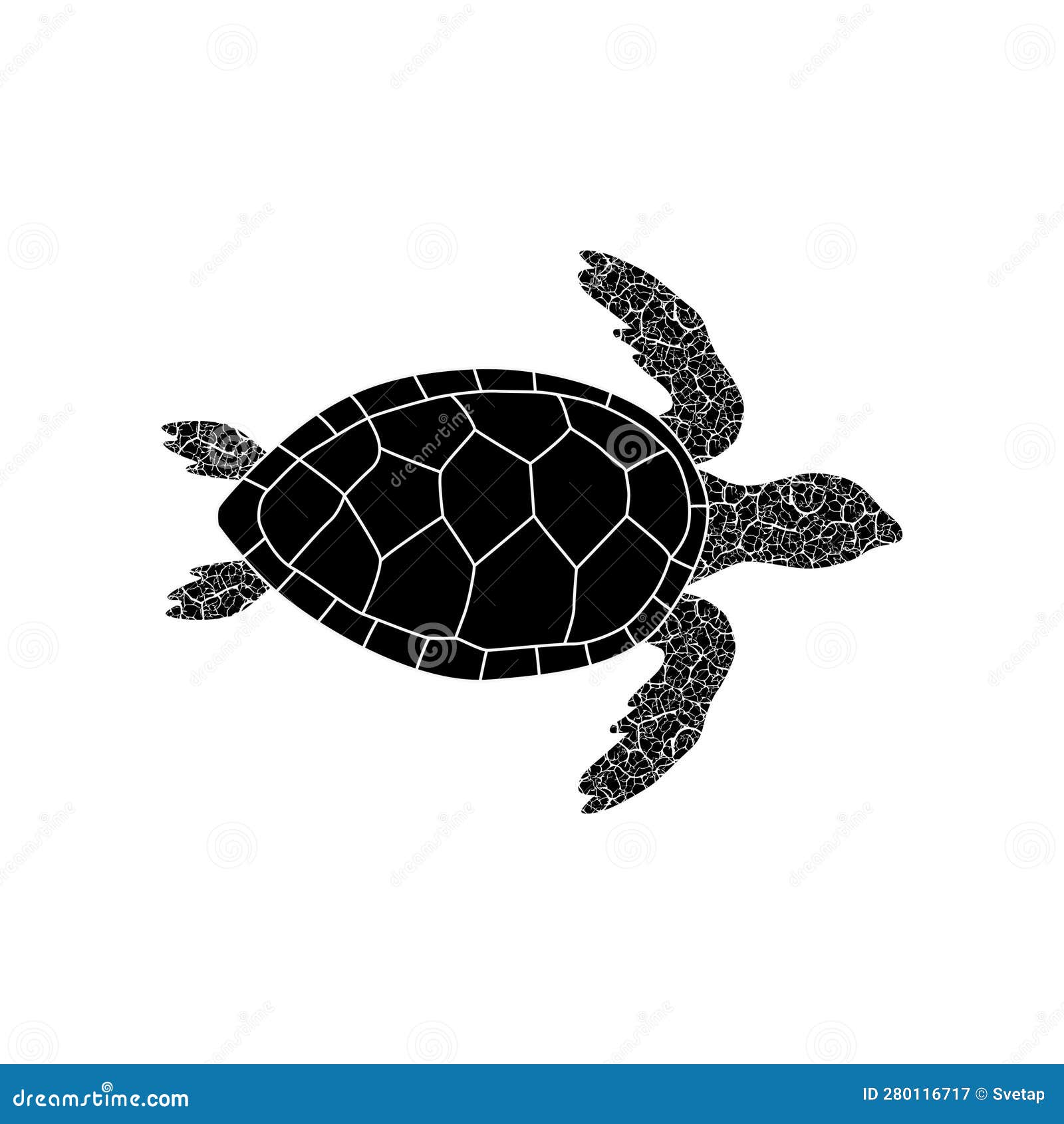 Turtle Silhouette Tattoo