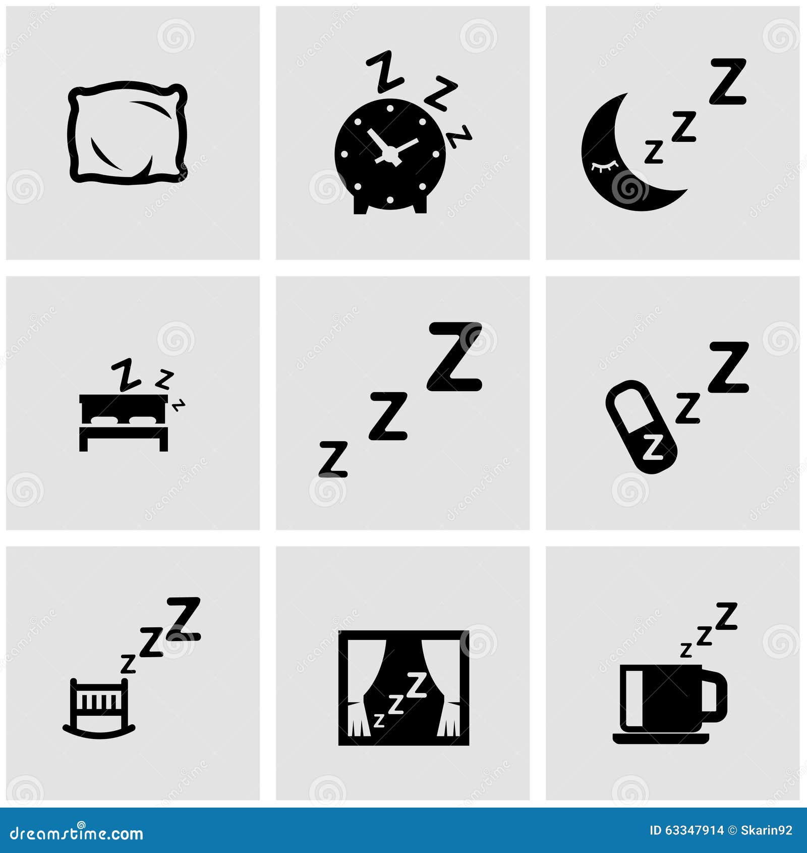 Sleep Icon On White Background. Sleep Icon For Your Web Site Design ...