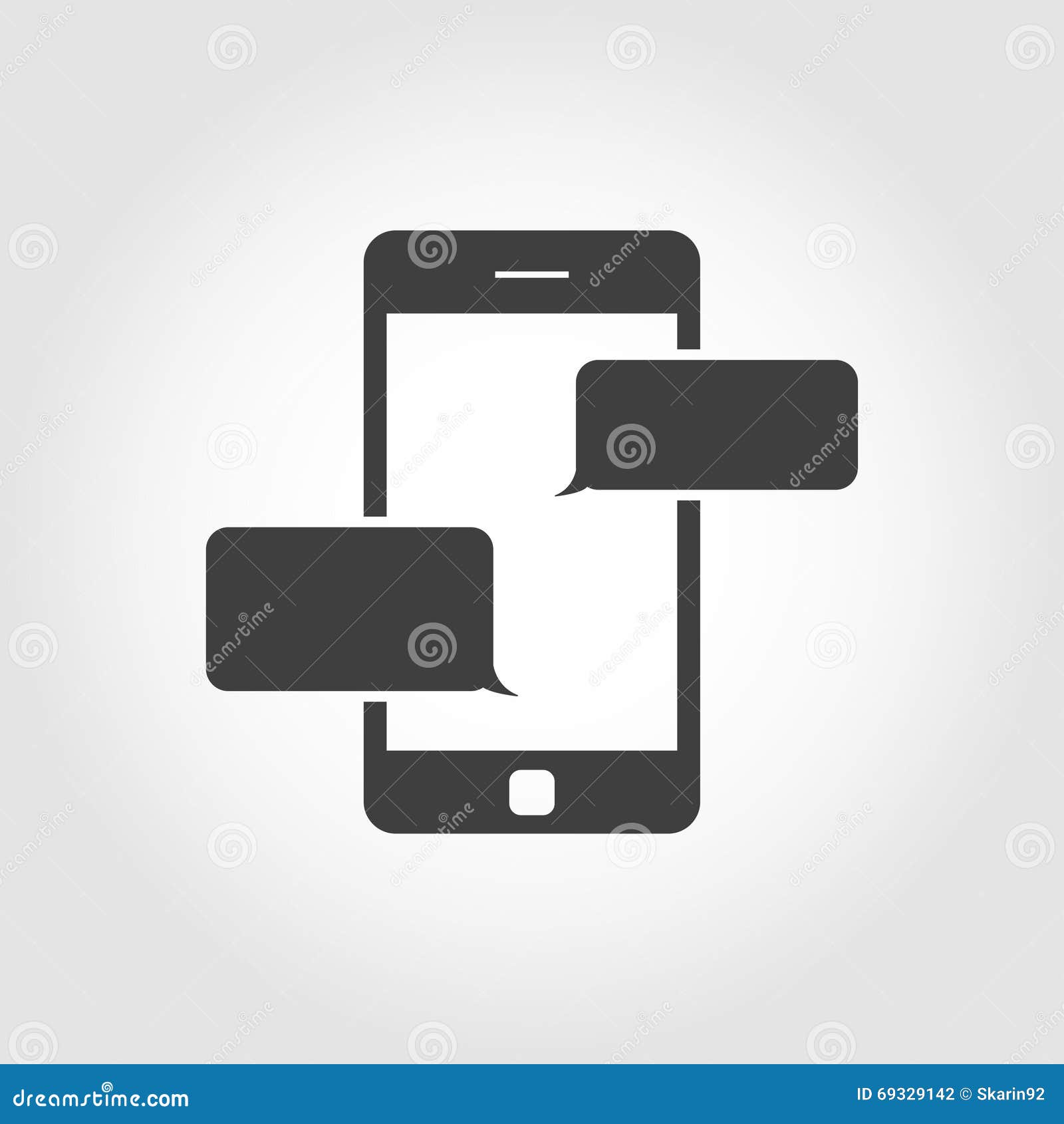 Messaging Icon Vector | CartoonDealer.com #161466011