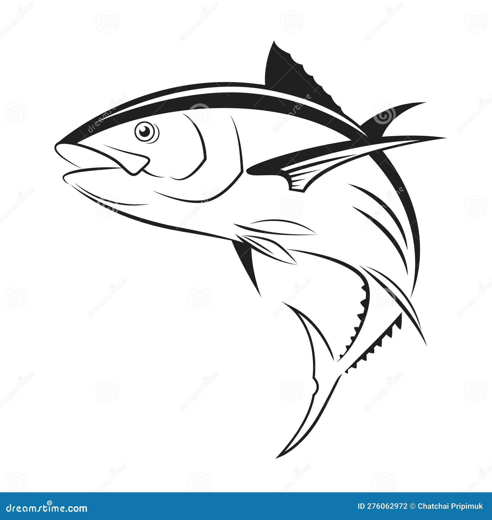 Black Tuna Fish Icon And Simple Flat Symbol For Website,mobile,logo,app ...