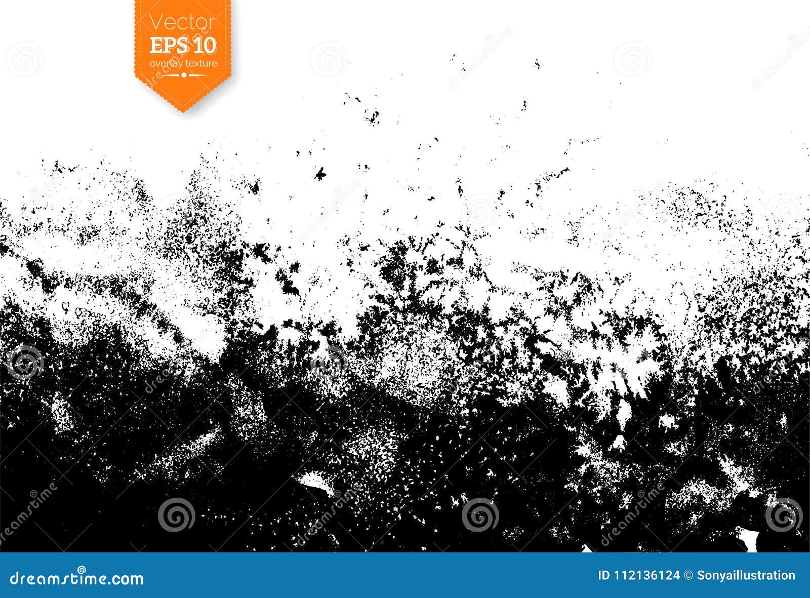 Grunge Gradient Texture with Paint Smudges Stock Vector - Illustration ...