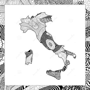 Vector Black and White Italian Boot Illustration Stock Vector ...