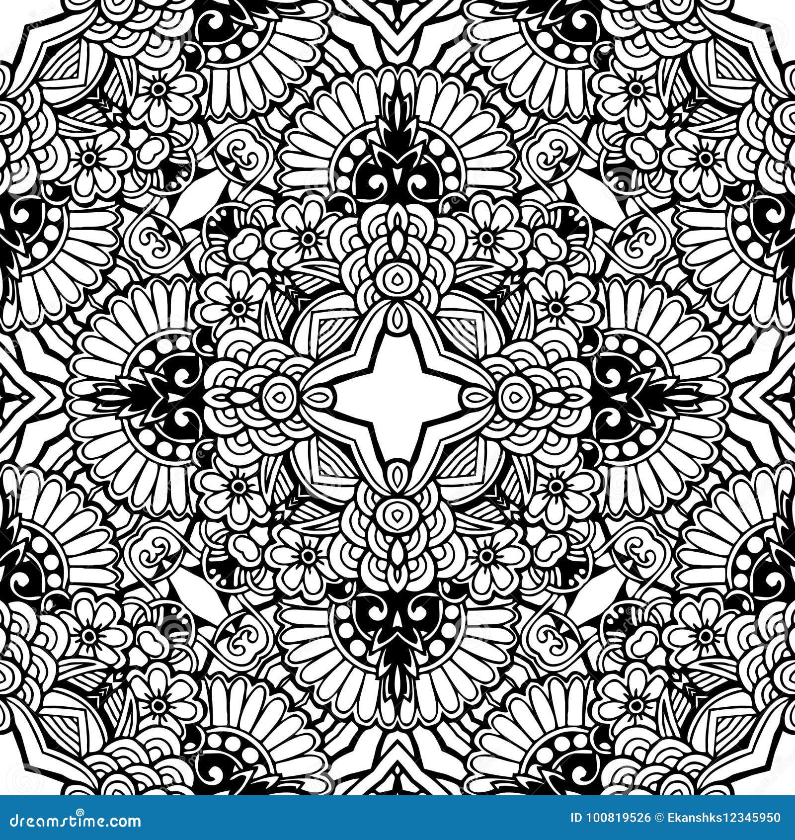 Vector BLACK and WHITE PATTERN DESIGN Stock Vector - Illustration of ...
