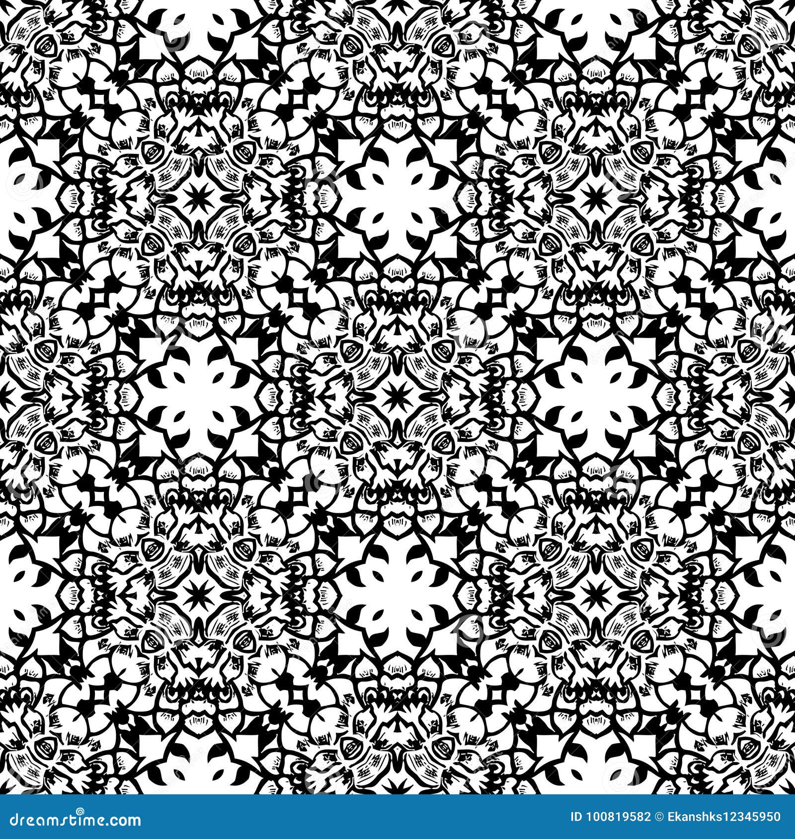 Vector BLACK and WHITE PATTERN DESIGN Stock Vector - Illustration of ...