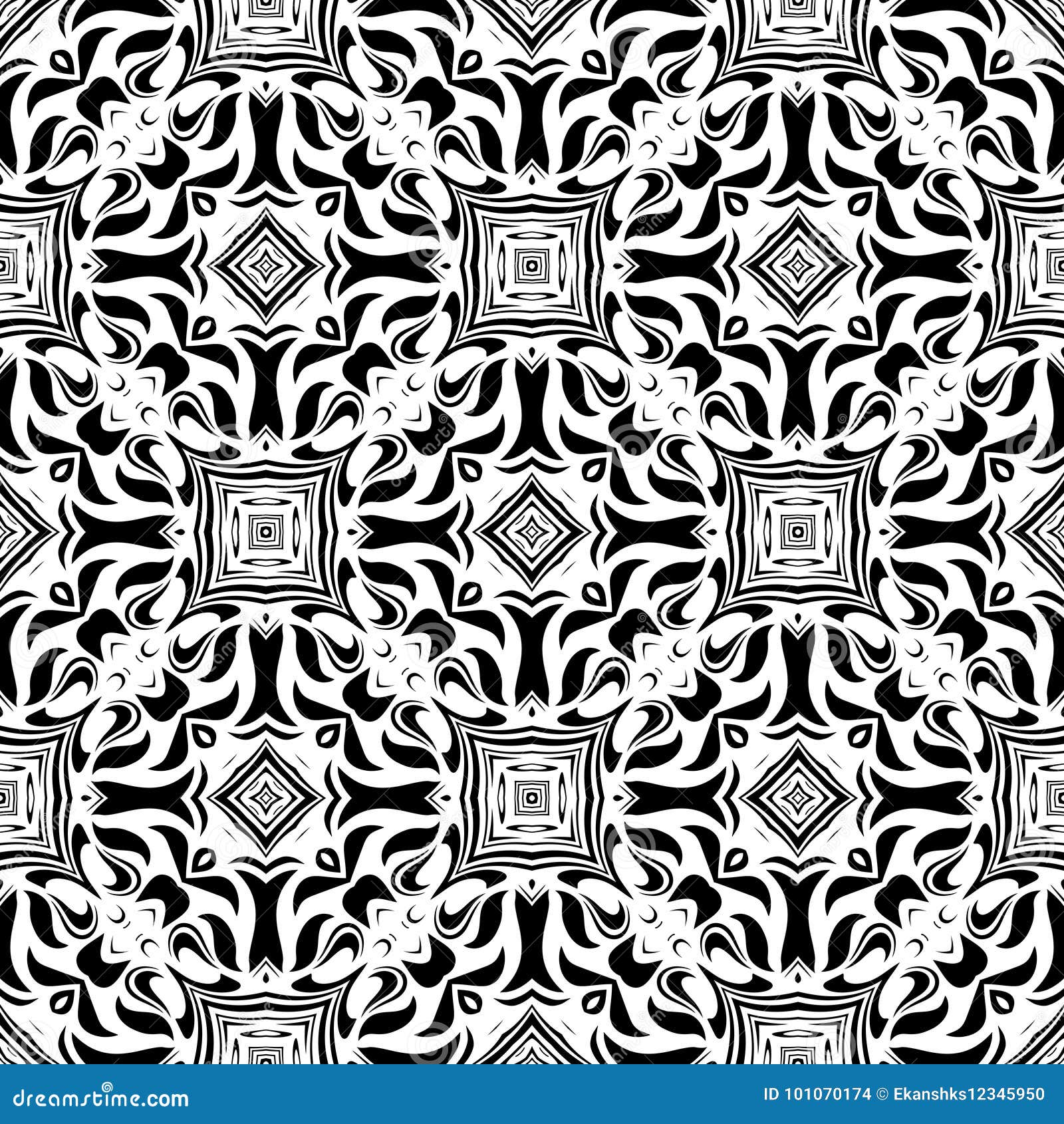 Vector BLACK and WHITE PATTERN DESIGN Stock Vector - Illustration of ...