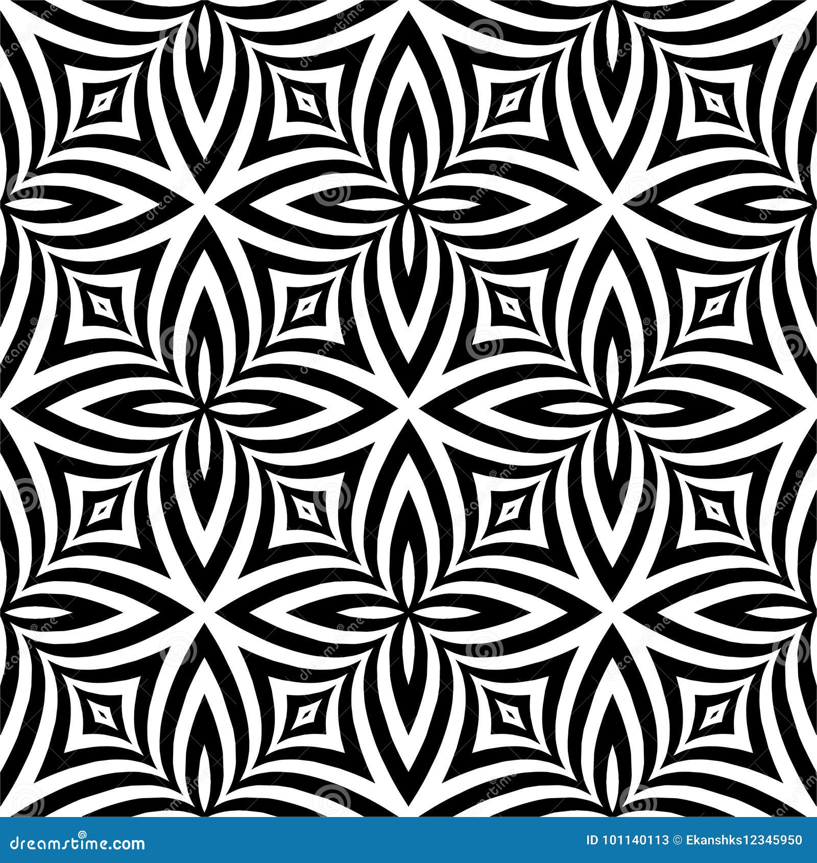 Vector BLACK and WHITE PATTERN DESIGN Stock Vector - Illustration of ...