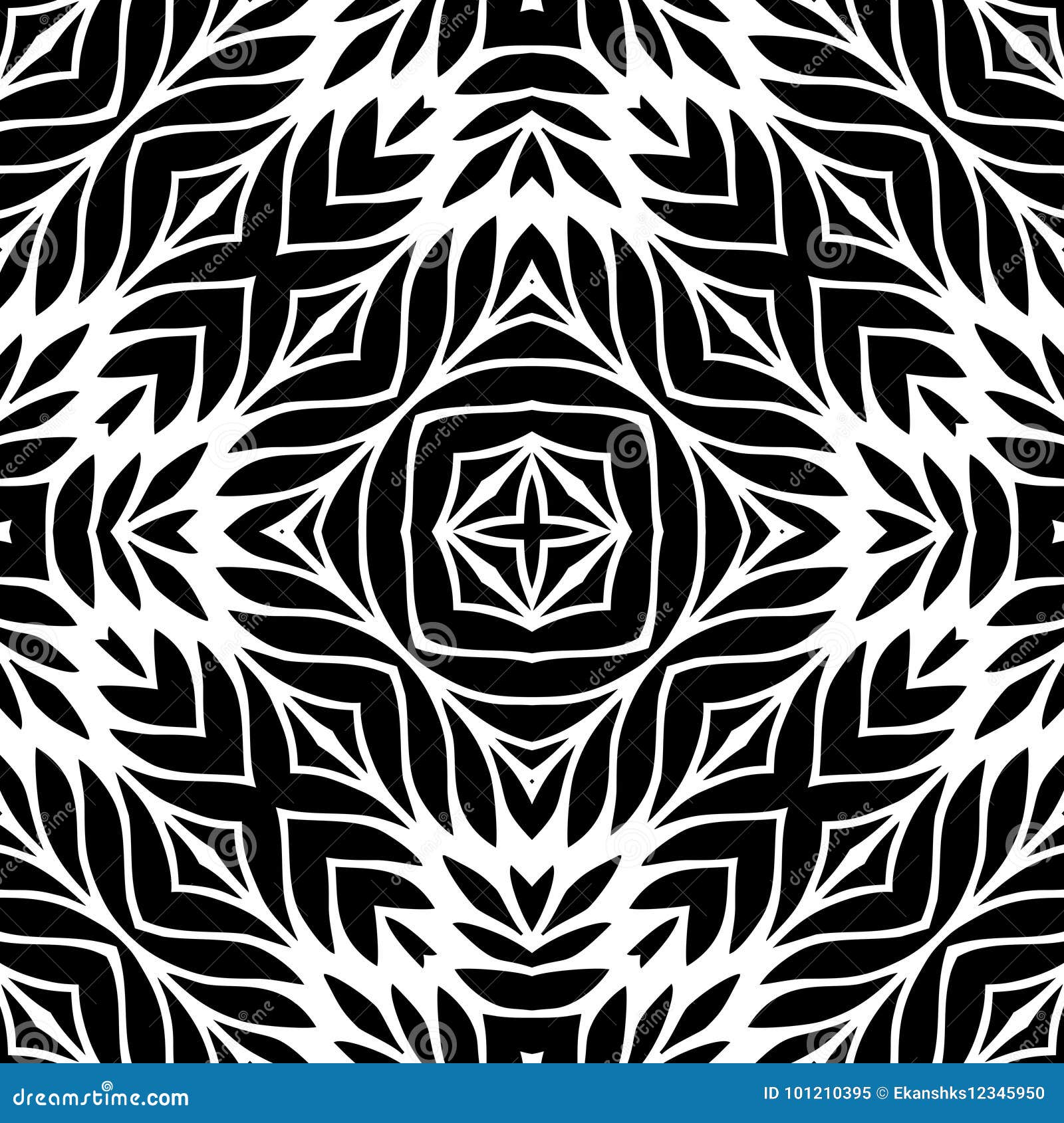 Vector BLACK and WHITE PATTERN DESIGN Stock Vector - Illustration of ...