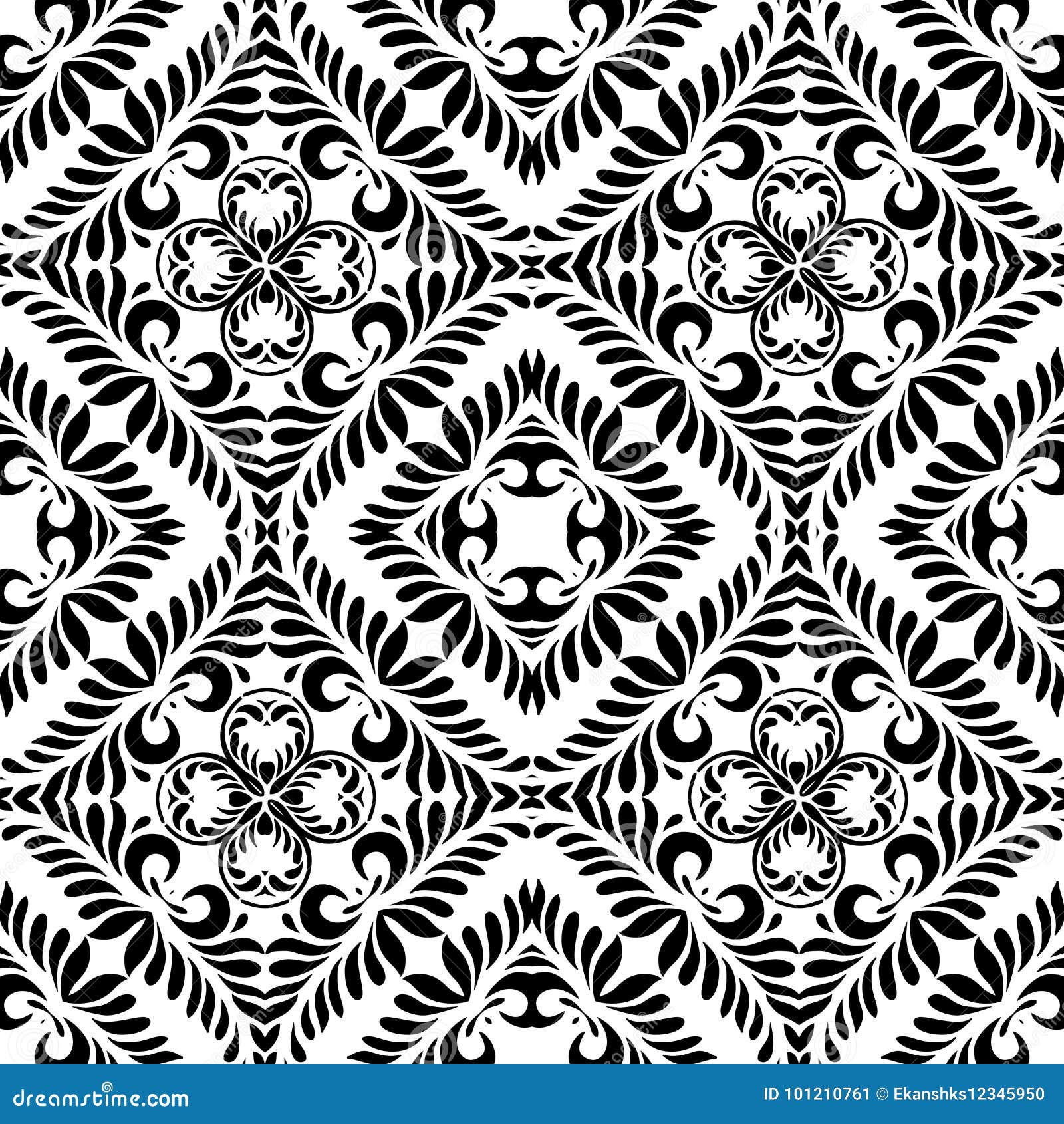 Vector BLACK and WHITE PATTERN DESIGN Stock Vector - Illustration of ...