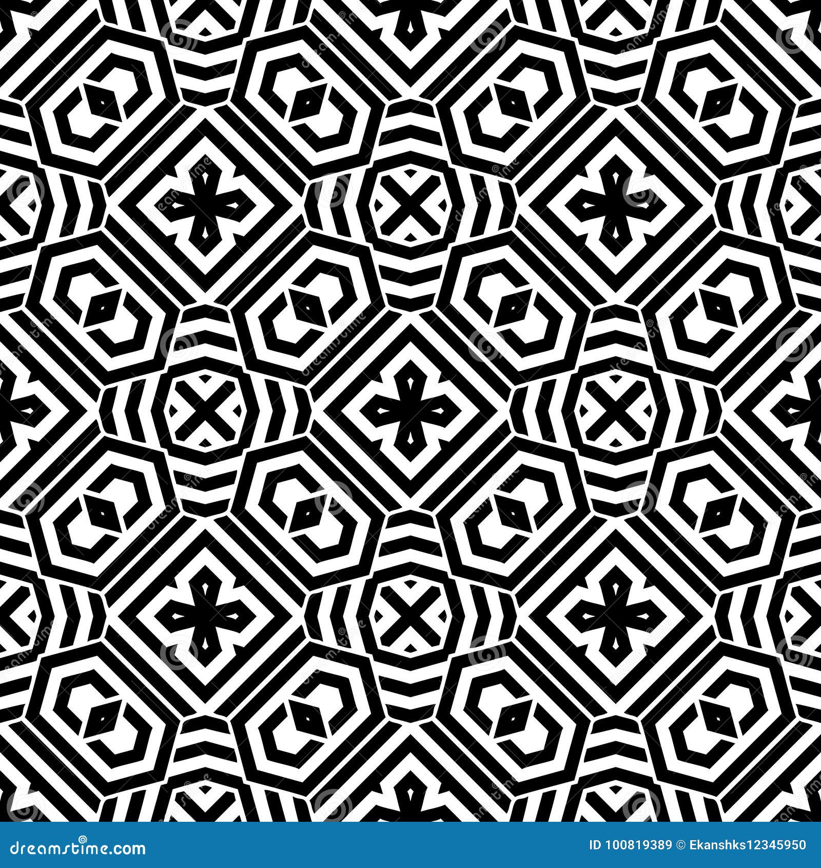 Vector BLACK and WHITE PATTERN DESIGN Stock Vector - Illustration of ...