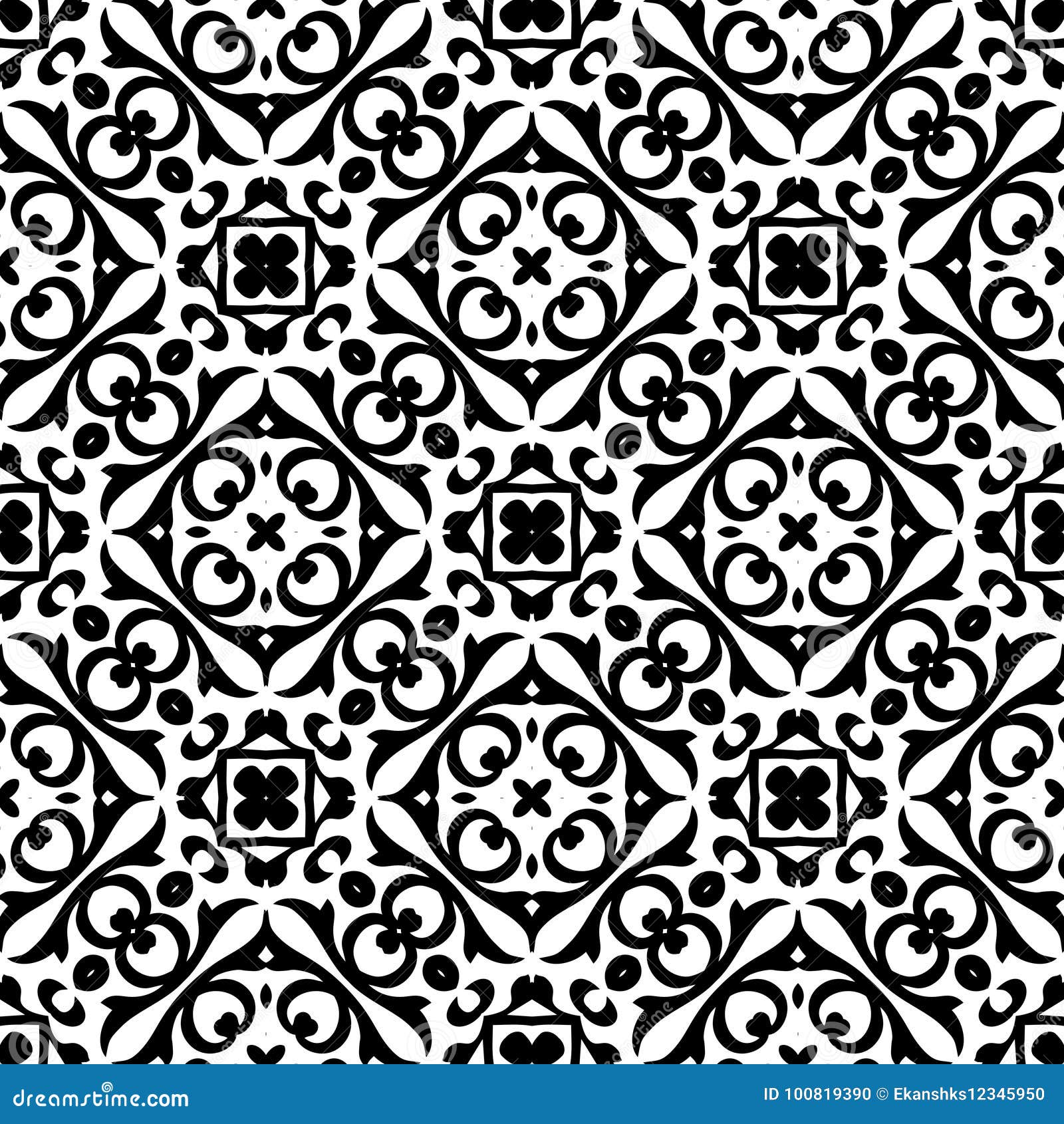 Vector BLACK AND WHITE PATTERN DESIGN Stock Vector - Illustration of ...