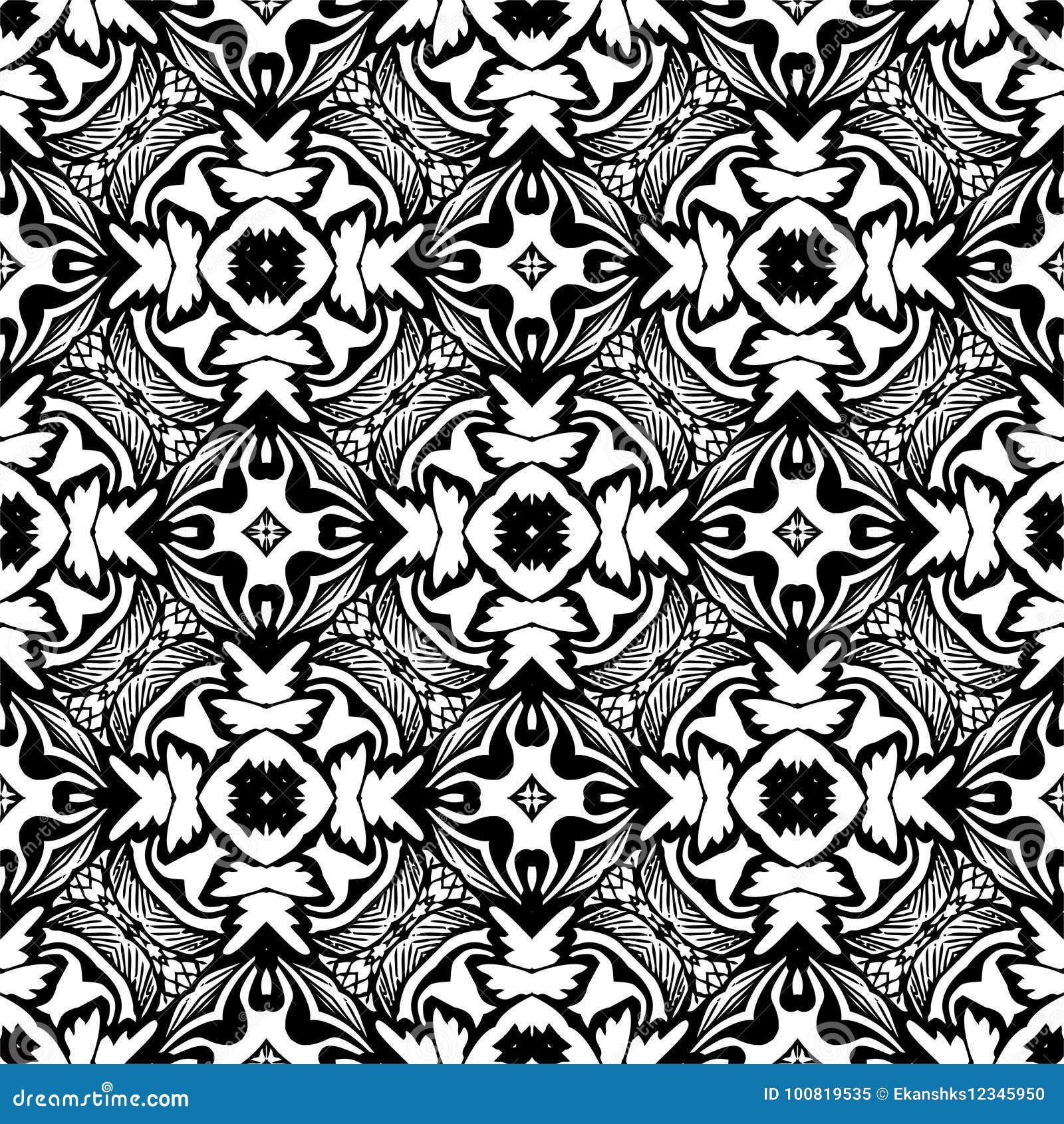 Vector BLACK and WHITE PATTERN DESIGN Stock Vector - Illustration of ...