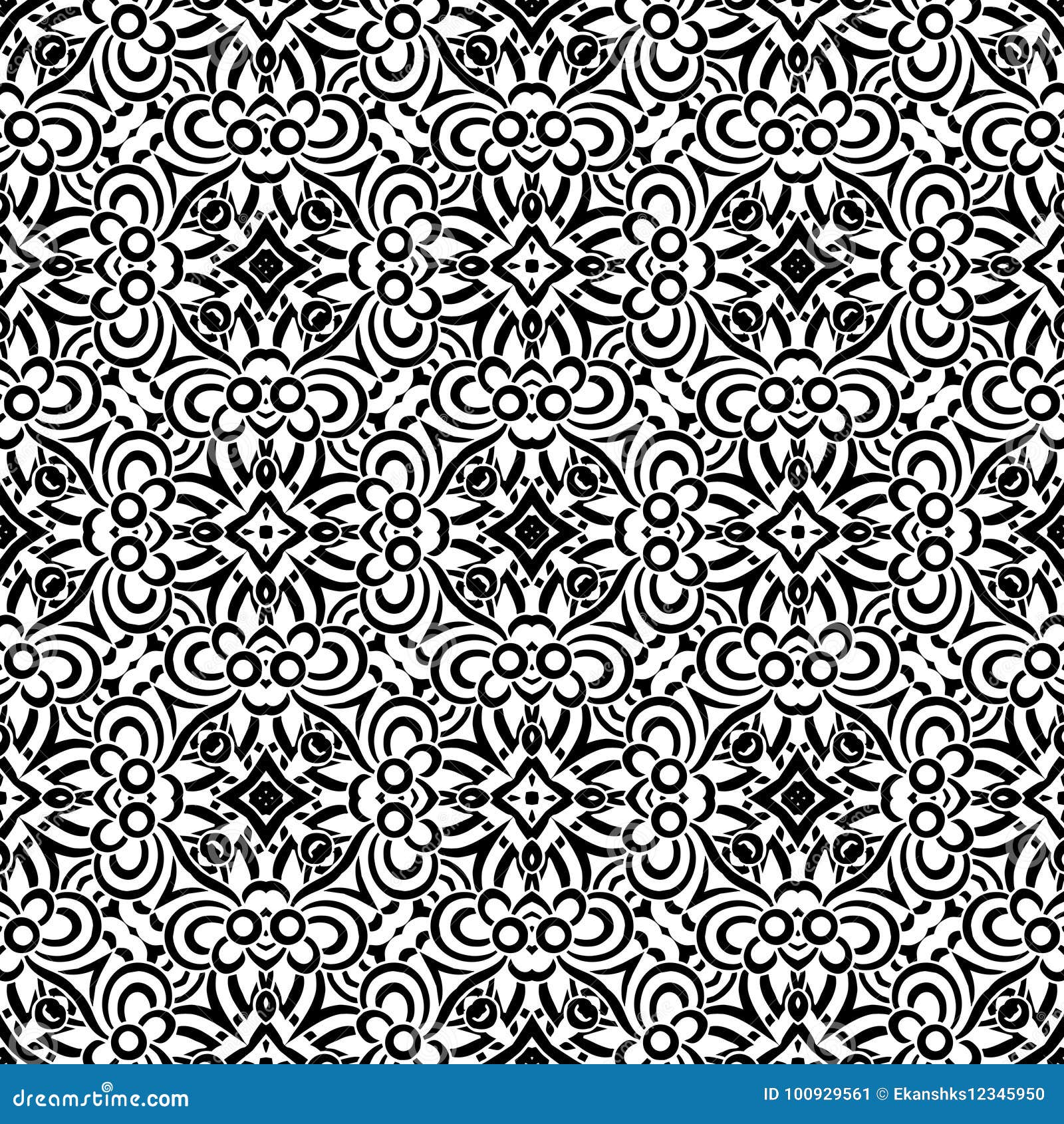 Vector BLACK and WHITE PATTERN DESIGN Stock Vector - Illustration of ...