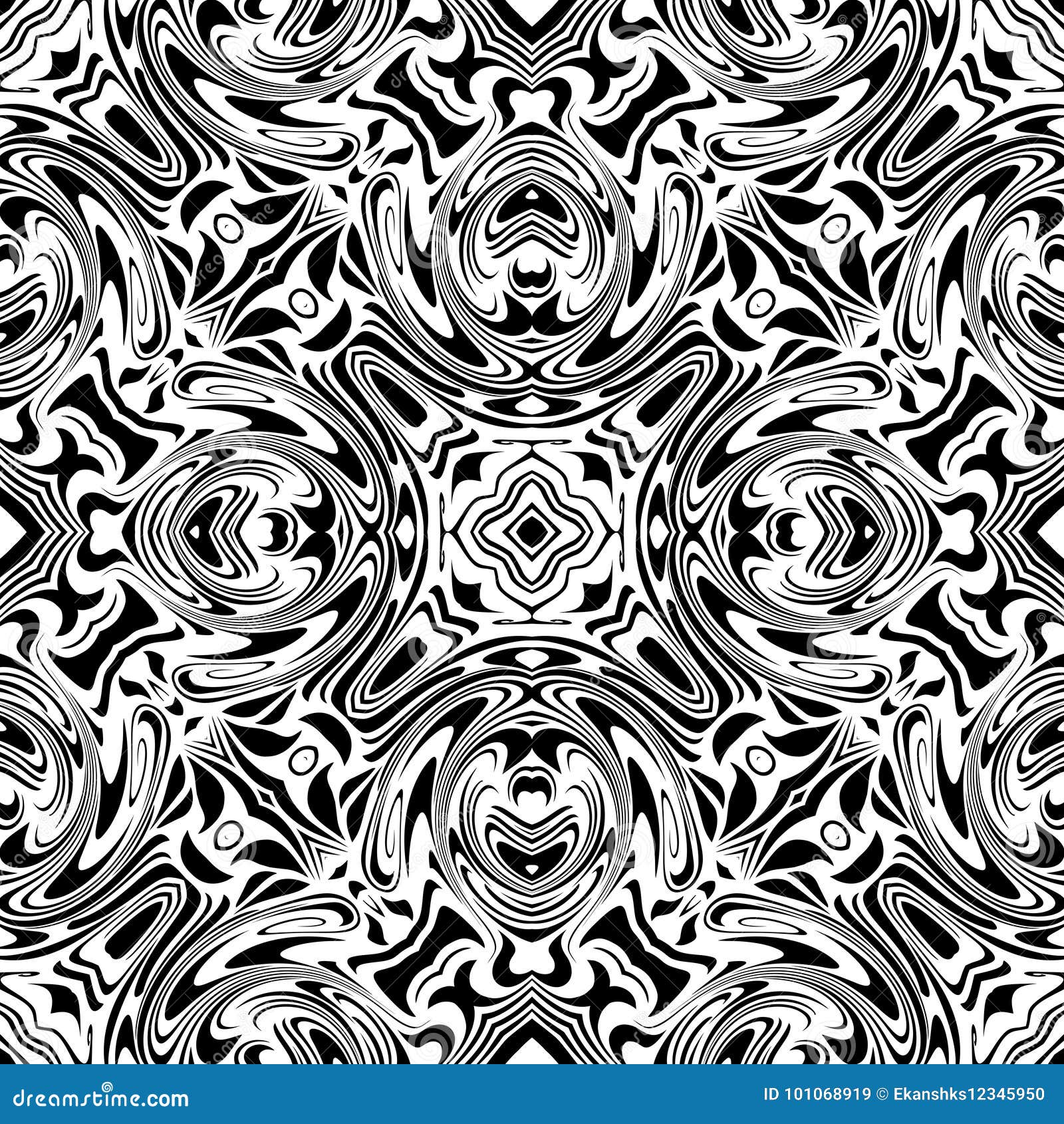 Vector BLACK and WHITE PATTERN DESIGN Stock Vector - Illustration of ...