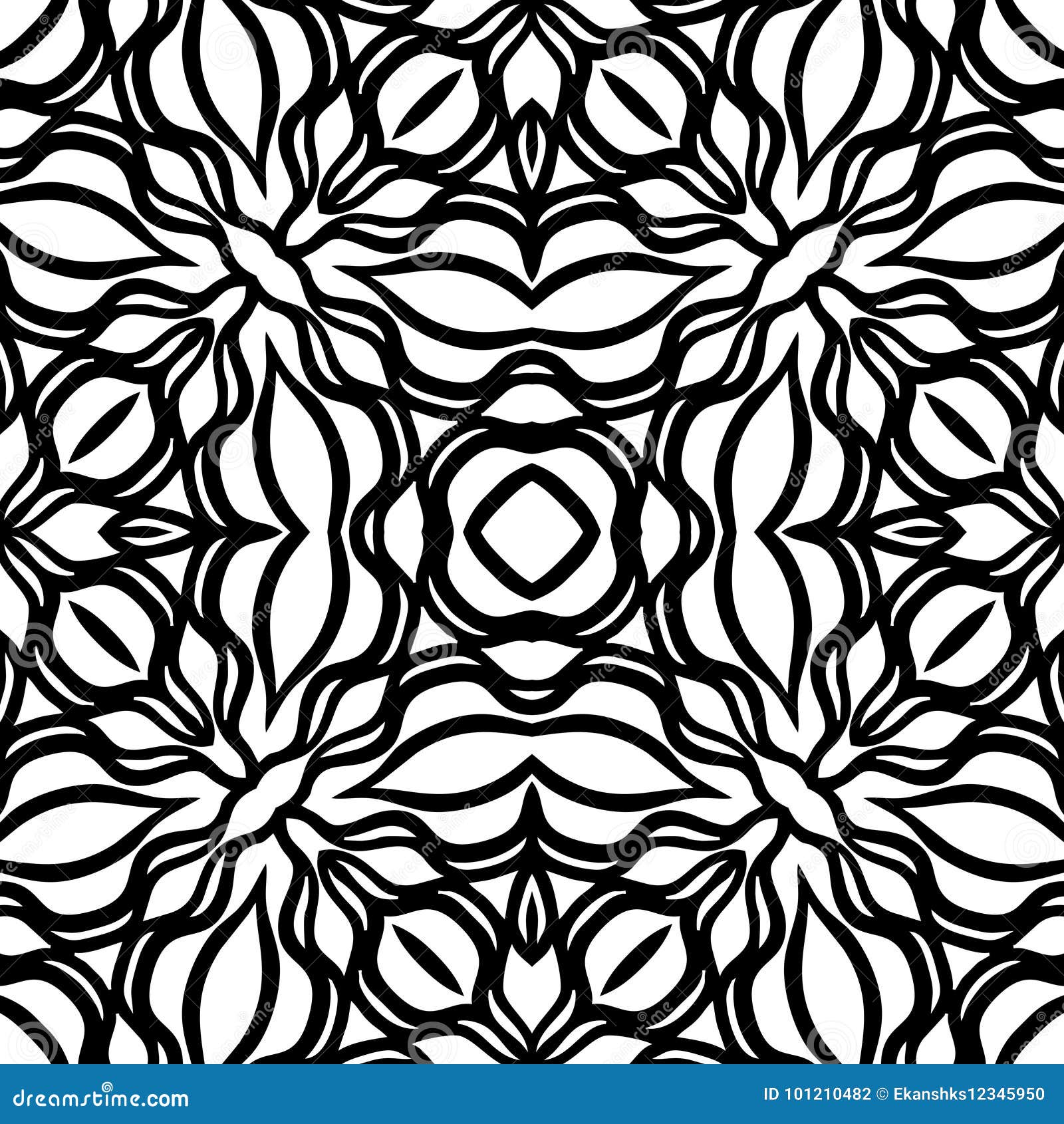Vector BLACK and WHITE PATTERN DESIGN Stock Vector - Illustration of ...