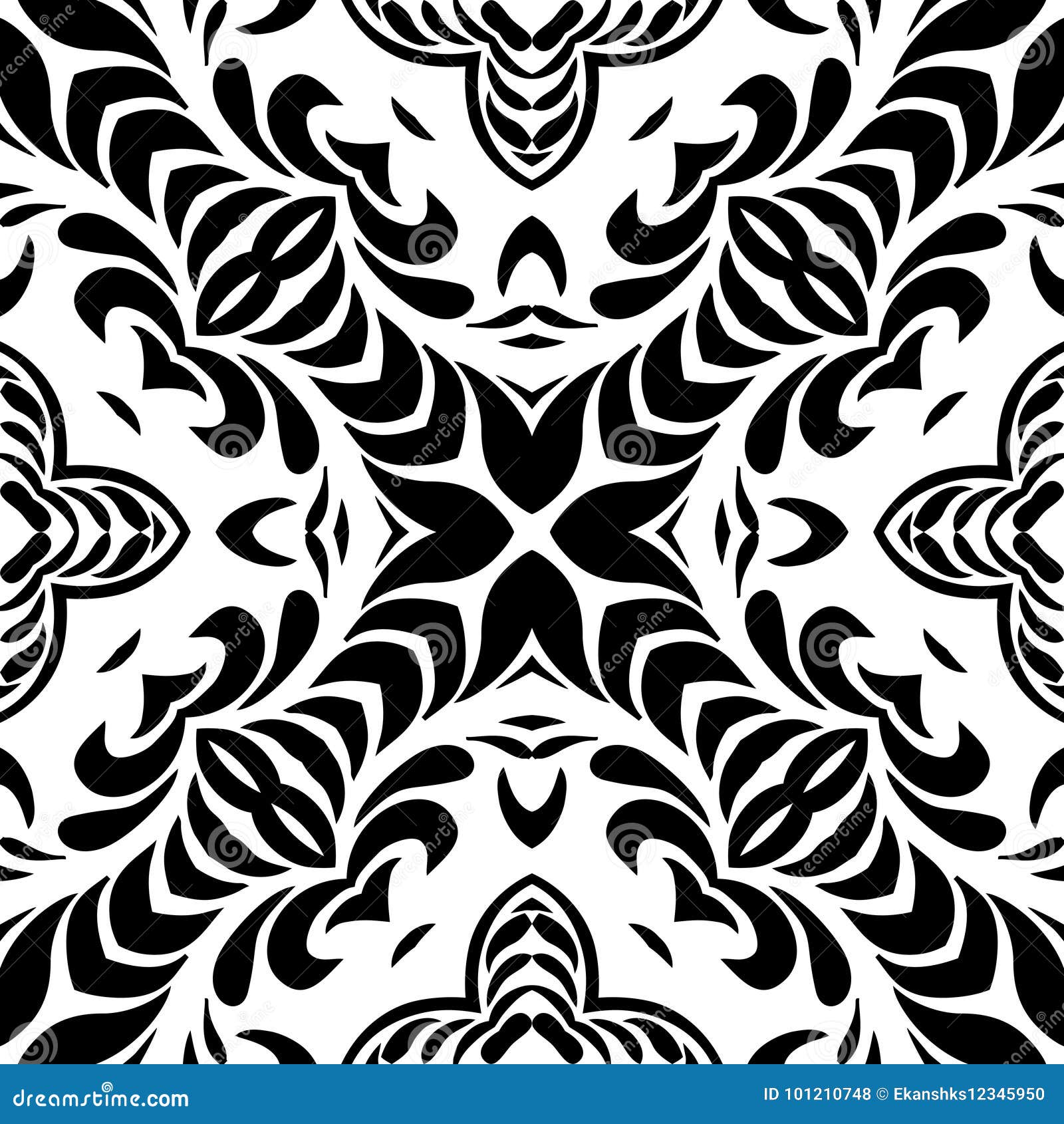 Vector BLACK AND WHITE PATTERN DESIGN Stock Vector - Illustration of ...